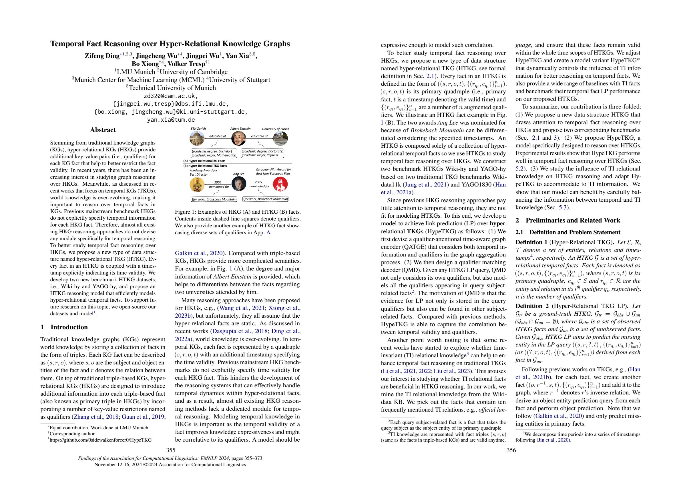 Temporal Fact Reasoning over Hyper-Relational Knowledge Graphs