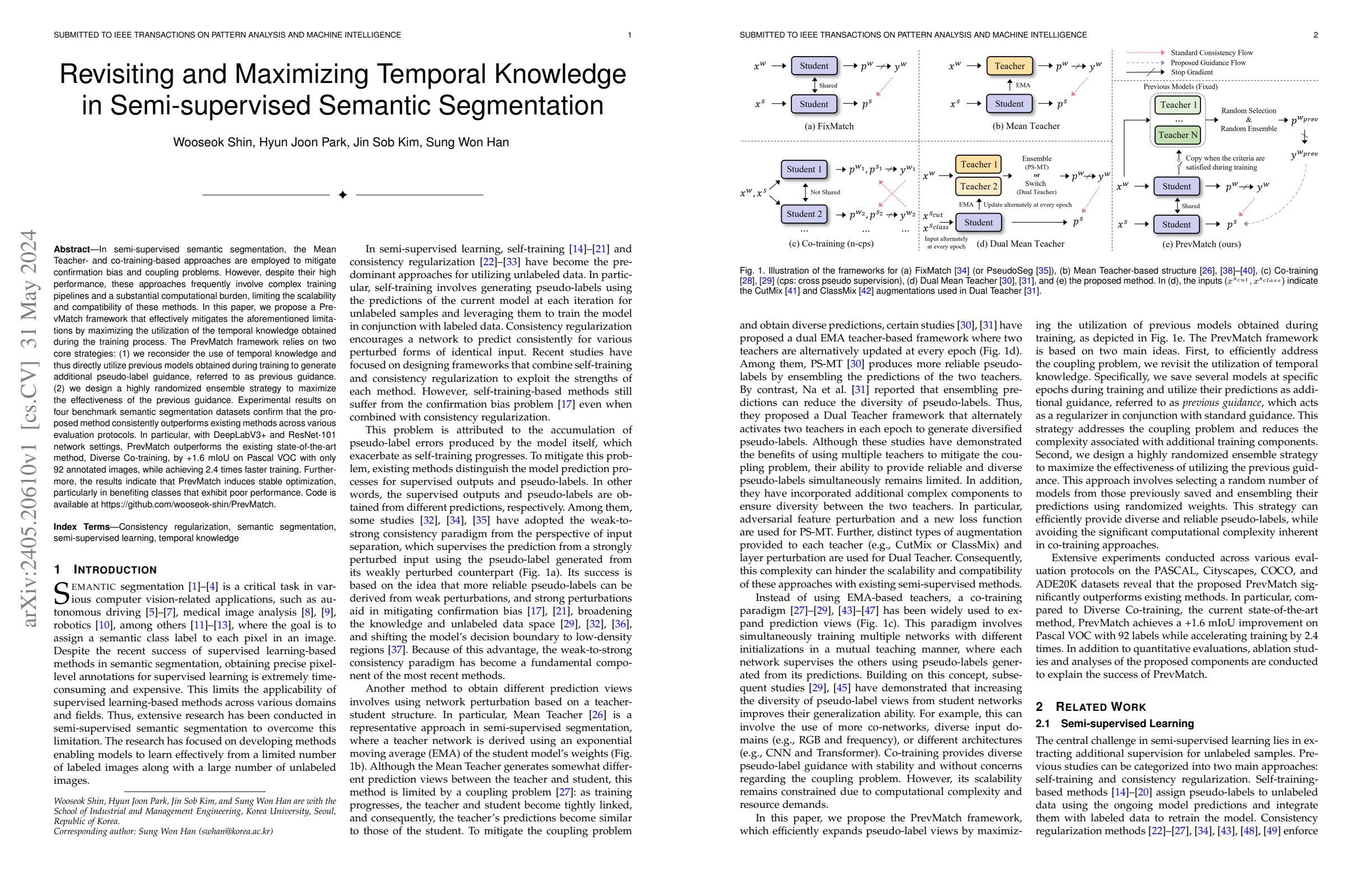 Revisiting and Maximizing Temporal Knowledge in Semi-supervised Semantic Segmentation