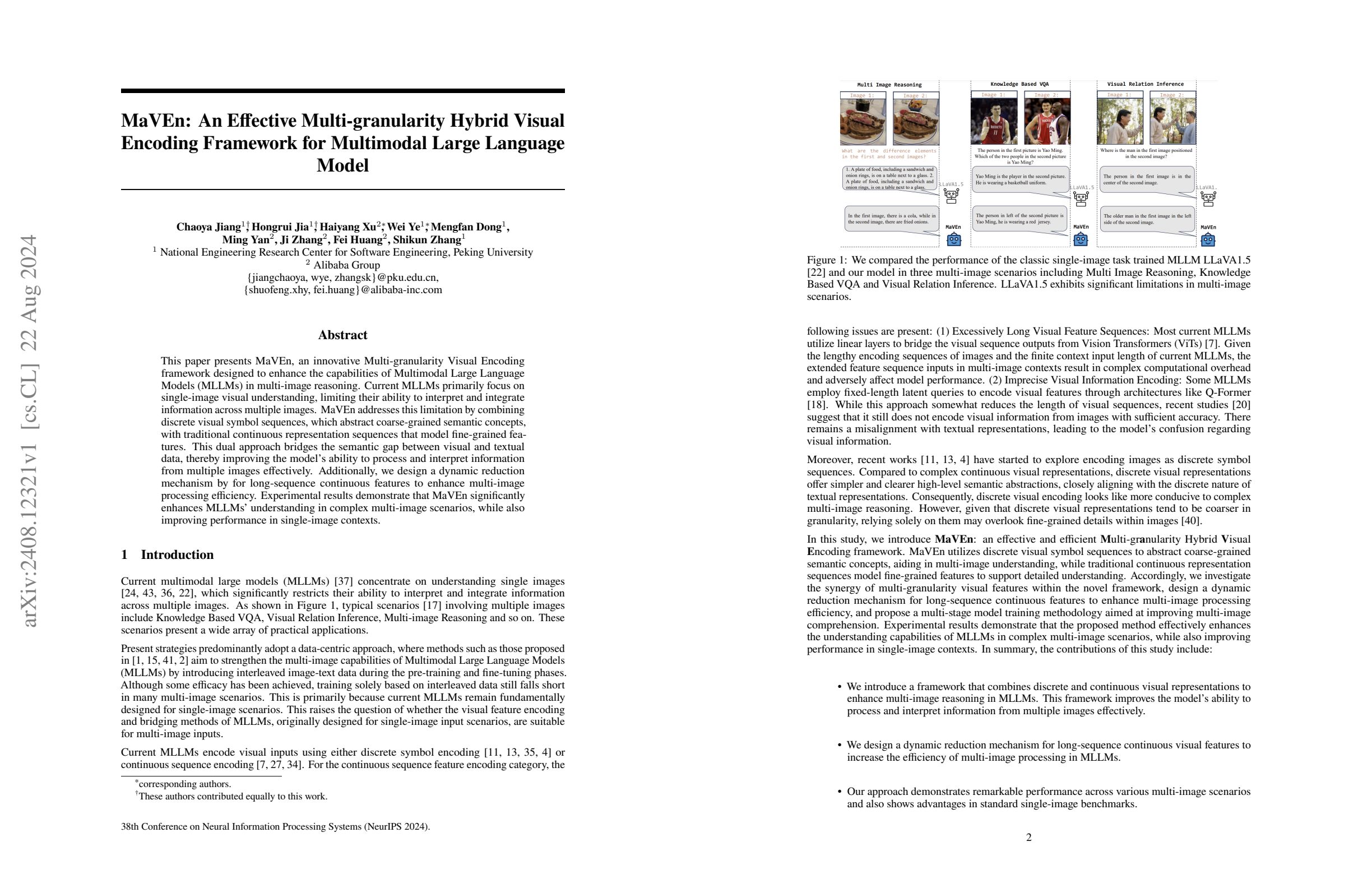 MaVEn: An Effective Multi-granularity Hybrid Visual Encoding Framework for Multimodal Large ...