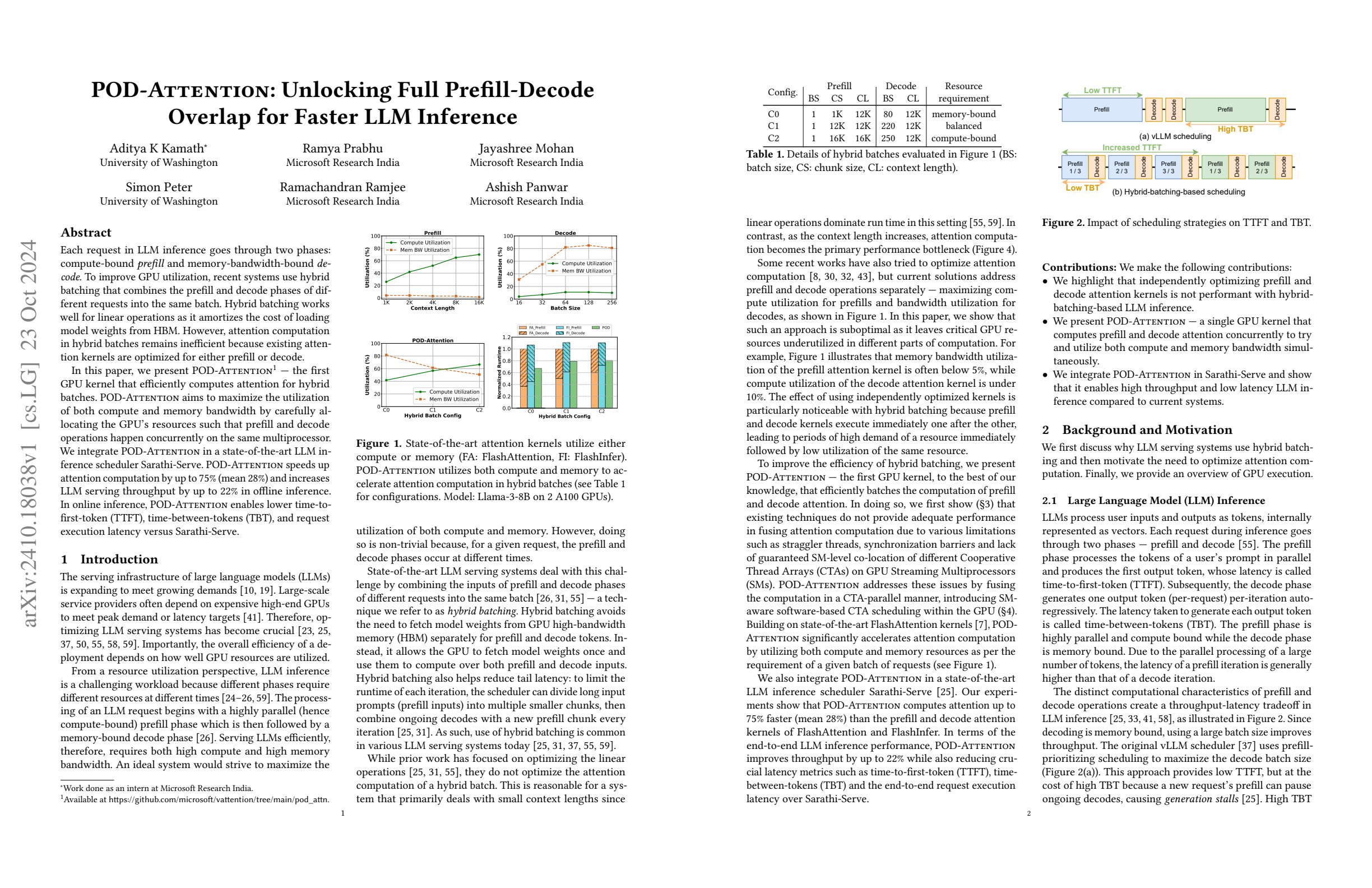 POD-Attention: Unlocking Full Prefill-Decode Overlap for Faster LLM ...