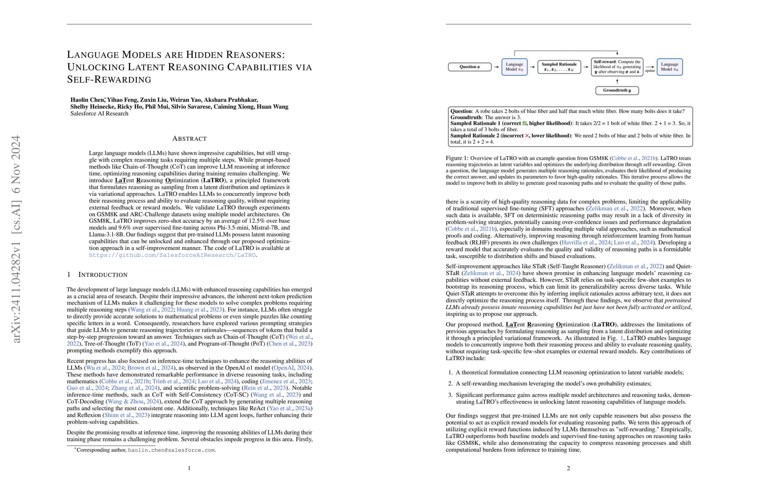Language Models are Hidden Reasoners: Unlocking Latent Reasoning Capabilities via Self-Rewarding
