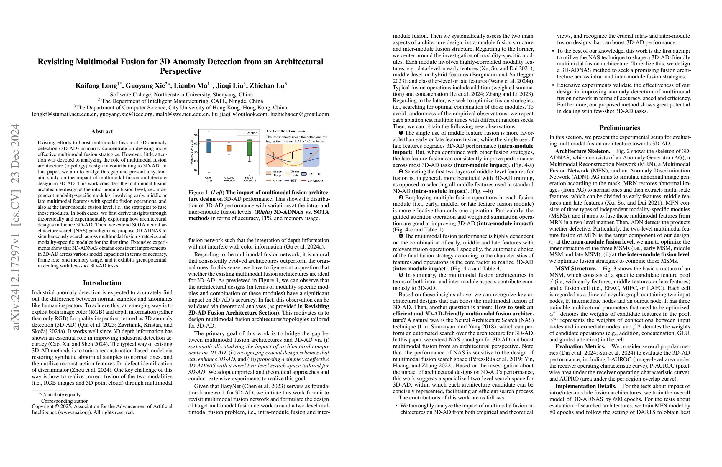Revisiting Multimodal Fusion For 3d Anomaly Detection From An