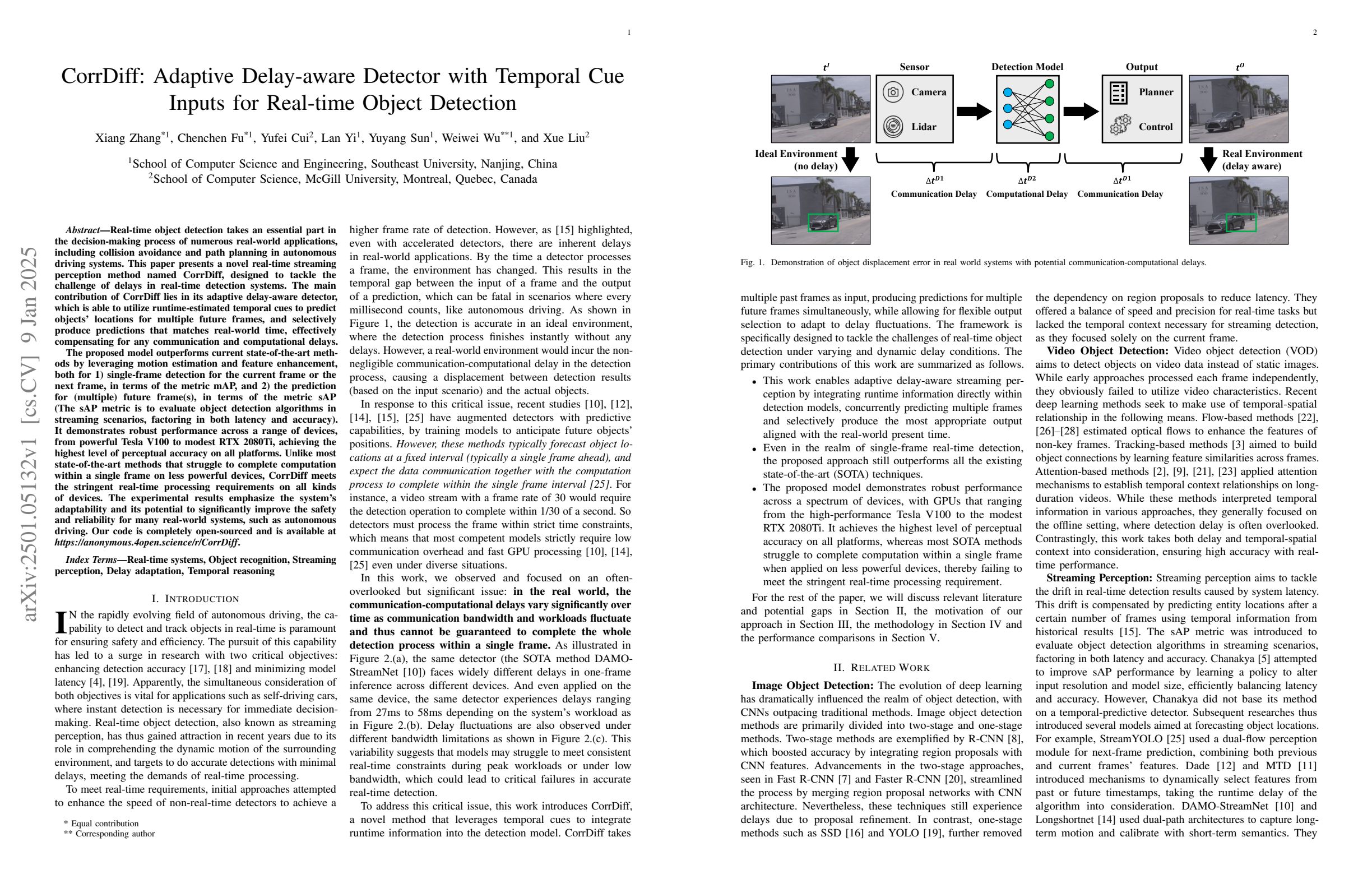 CorrDiff: Adaptive Delay-aware Detector with Temporal Cue Inputs for ...
