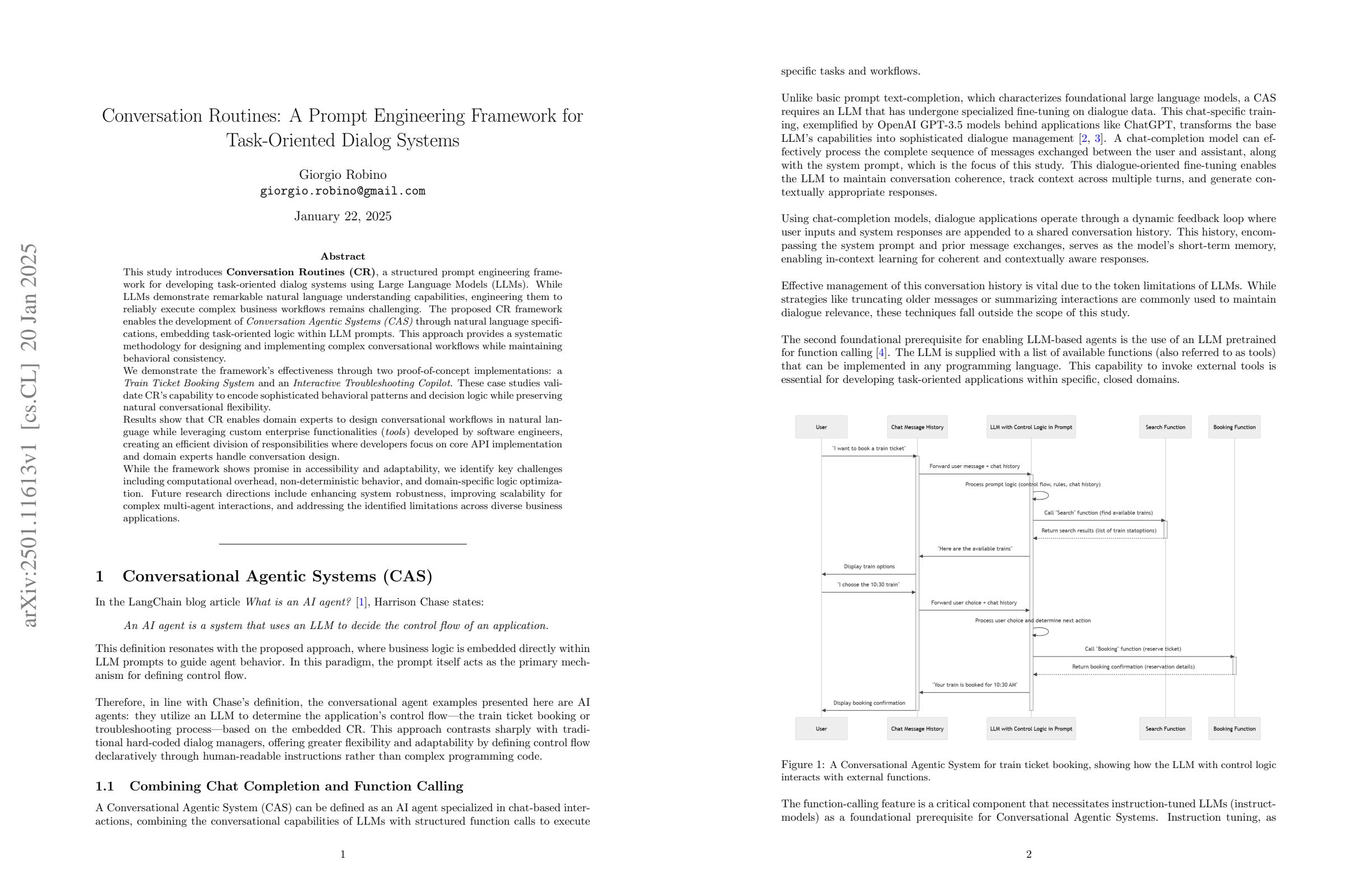 Conversation Routines: A Prompt Engineering Framework for Task-Oriented Dialog Systems