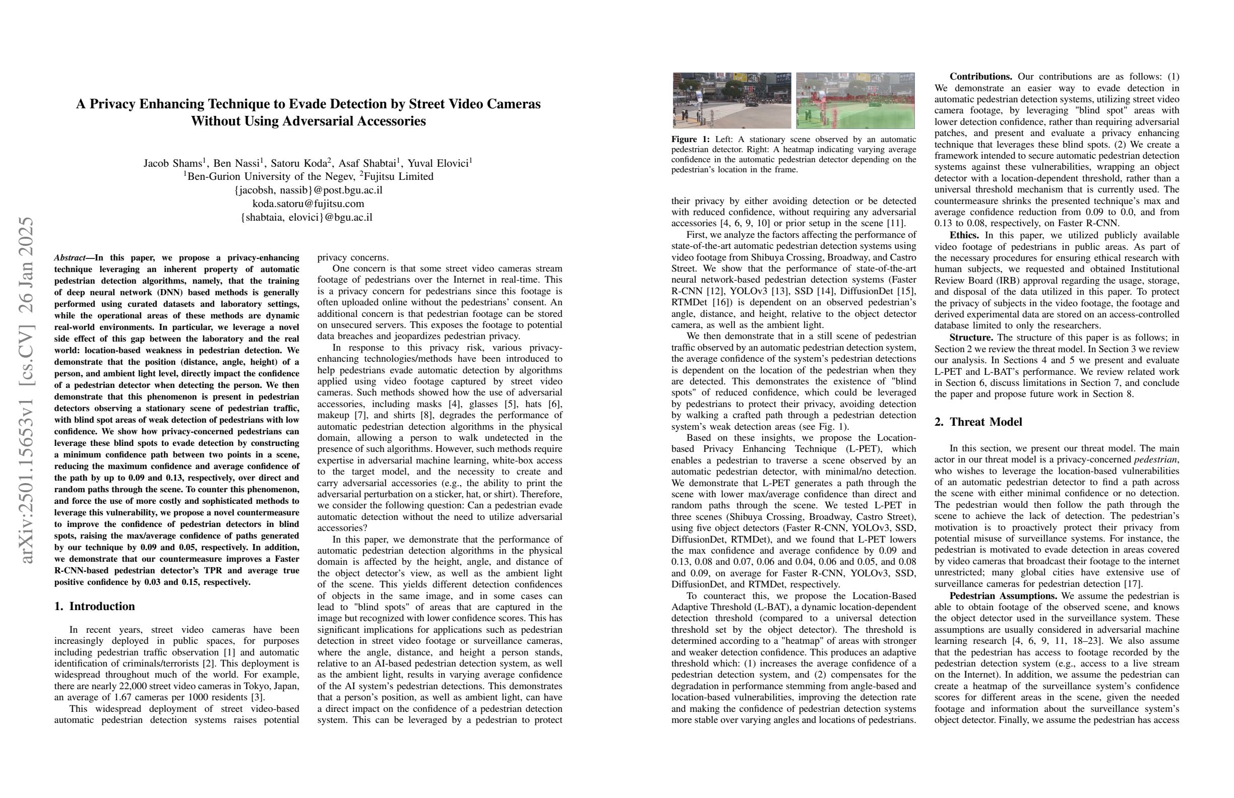 A Privacy Enhancing Technique to Evade Detection by Street Video ...