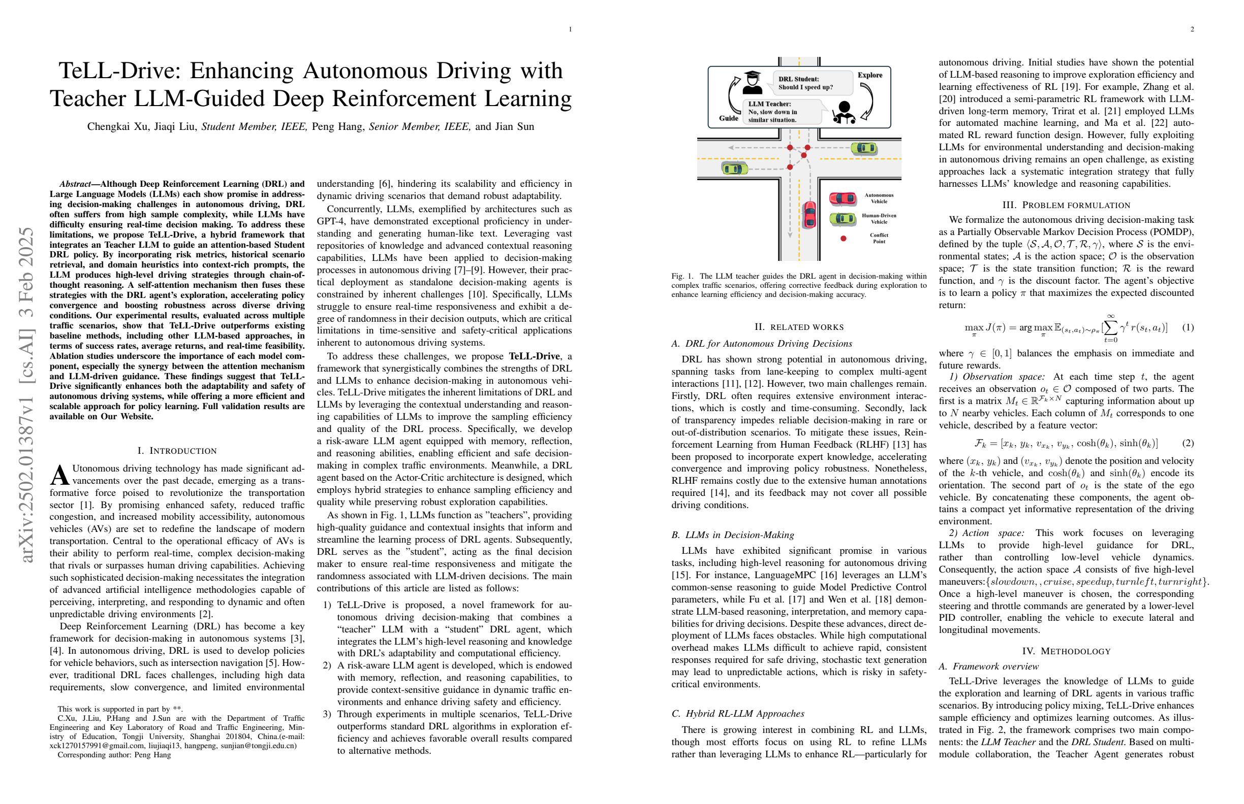 TeLL-Drive: Enhancing Autonomous Driving with Teacher LLM-Guided Deep ...