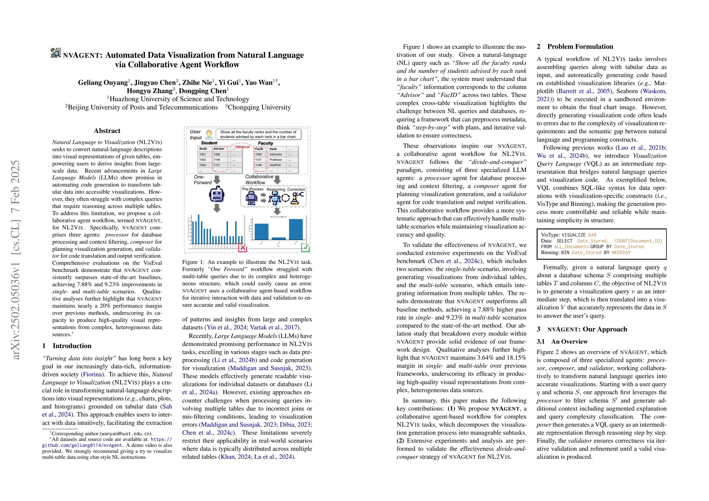nvAgent: Automated Data Visualization from Natural Language via ...