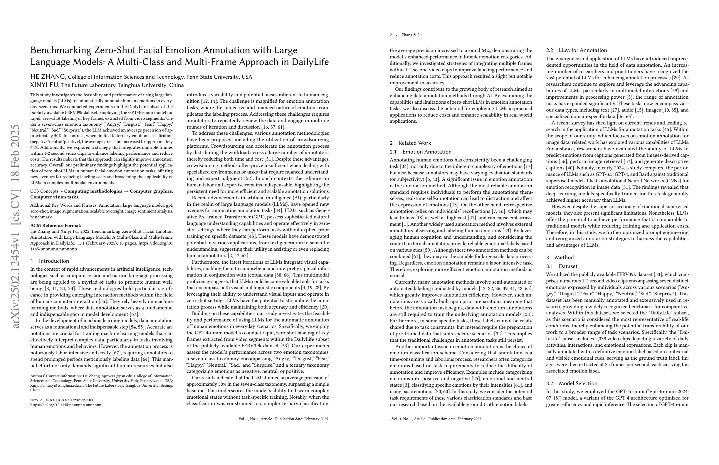 Benchmarking Zero-Shot Facial Emotion Annotation with Large Language ...