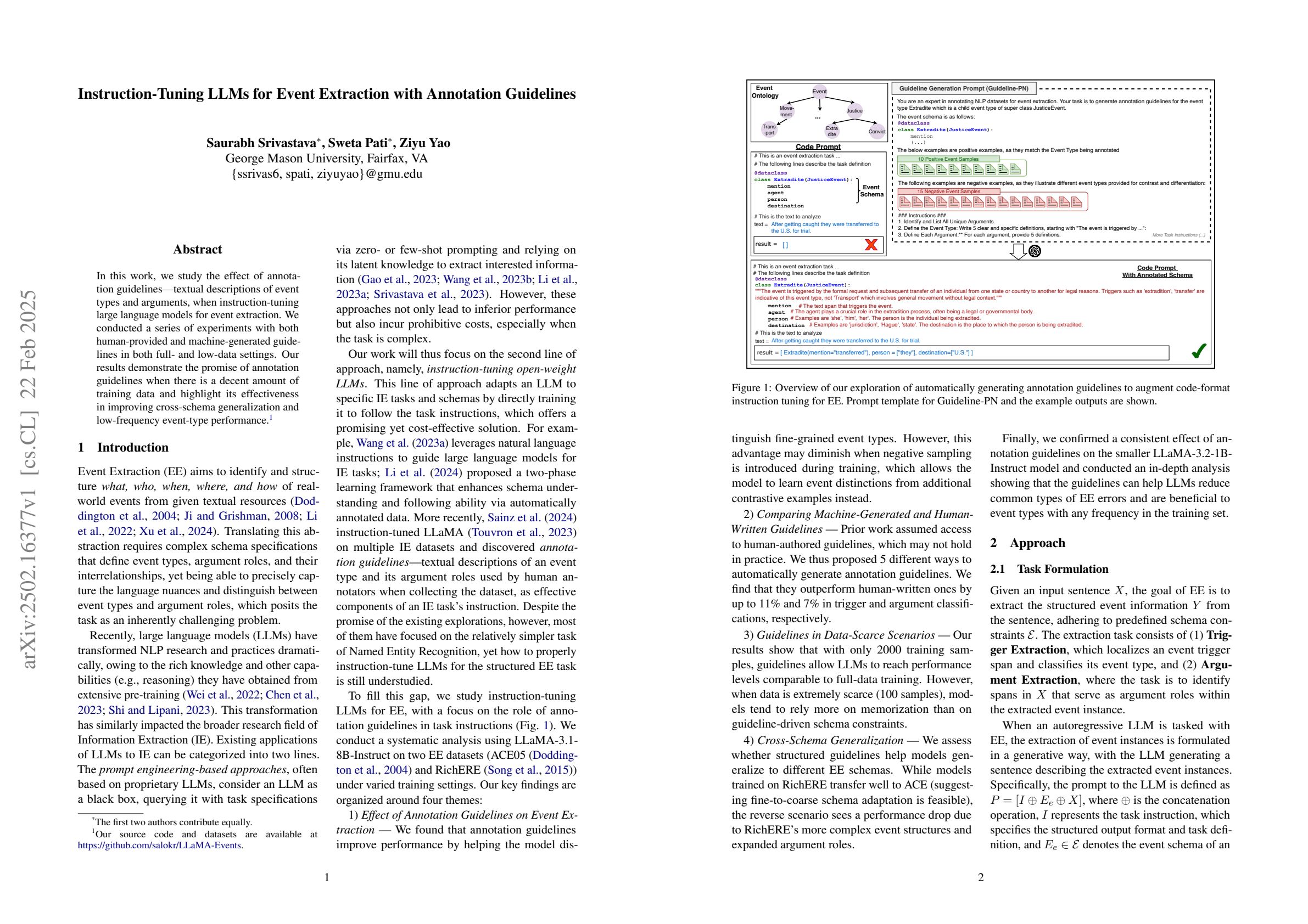 Instruction-Tuning LLMs for Event Extraction with Annotation Guidelines