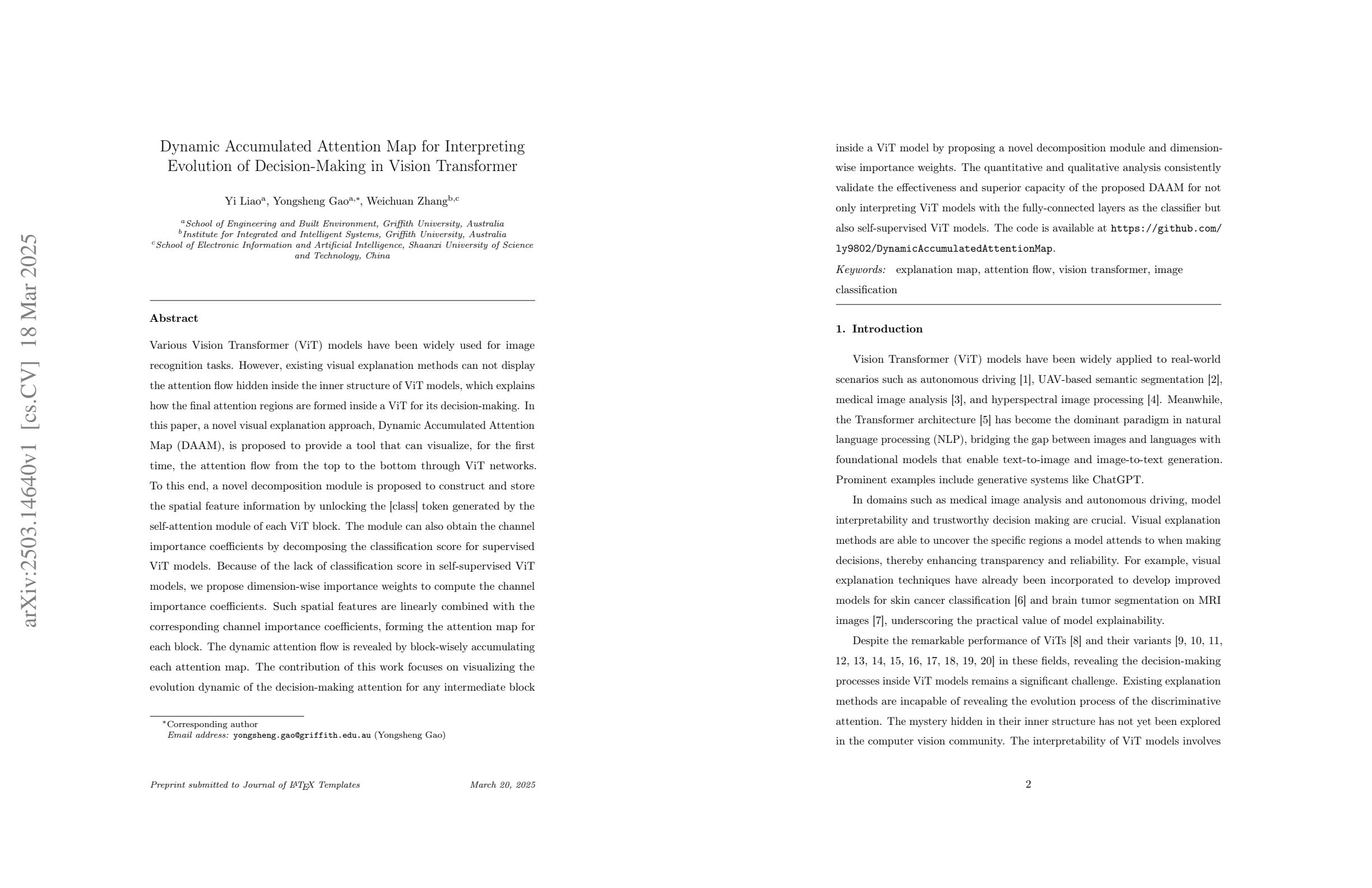 Dynamic Accumulated Attention Map for Interpreting Evolution of Decision-Making in Vision ...