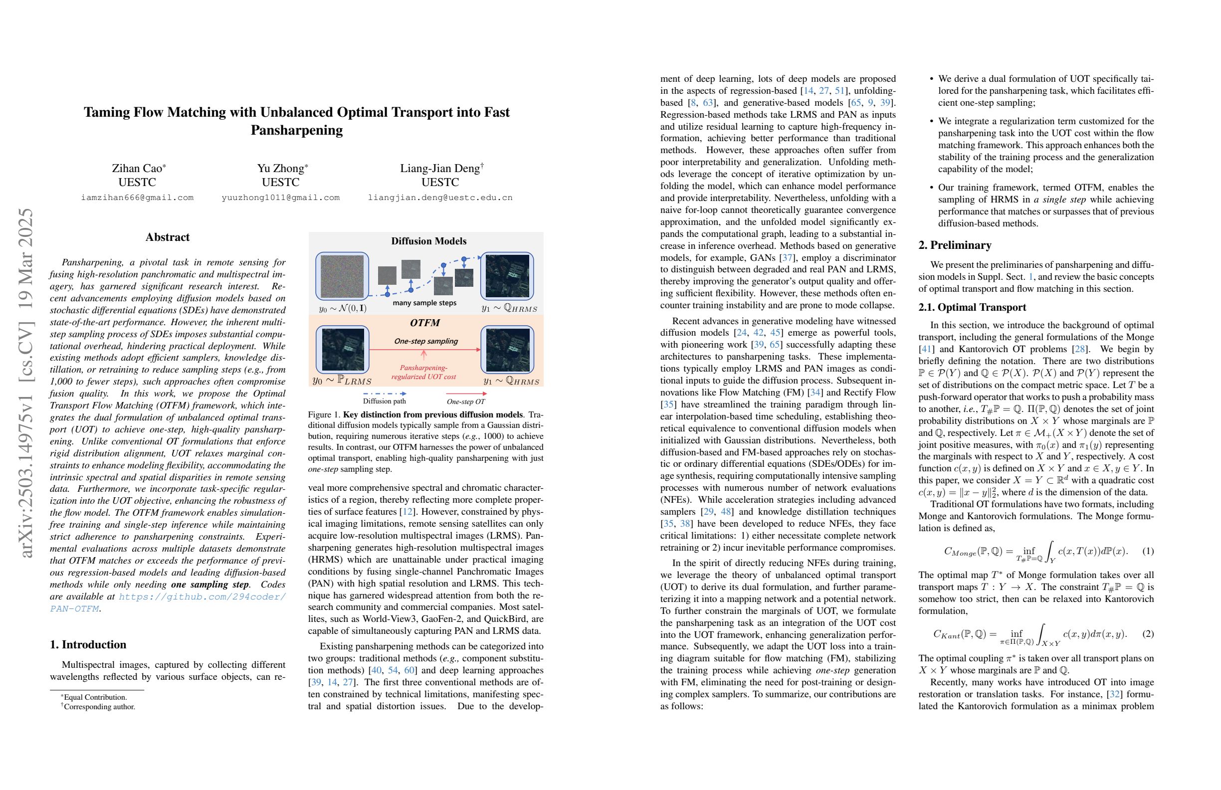 Taming Flow Matching with Unbalanced Optimal Transport into Fast ...