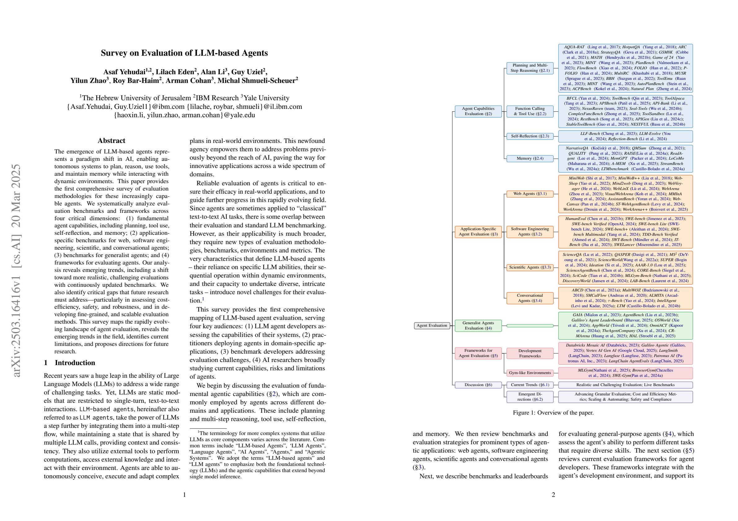 Survey on Evaluation of LLM-based Agents