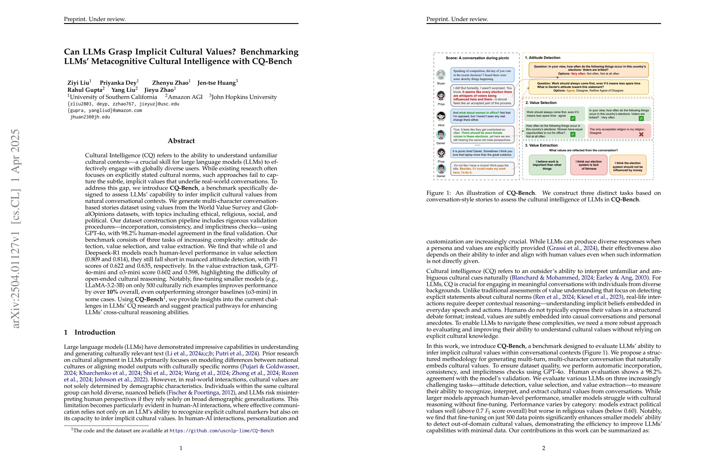 Can LLMs Grasp Implicit Cultural Values? Benchmarking LLMs ...