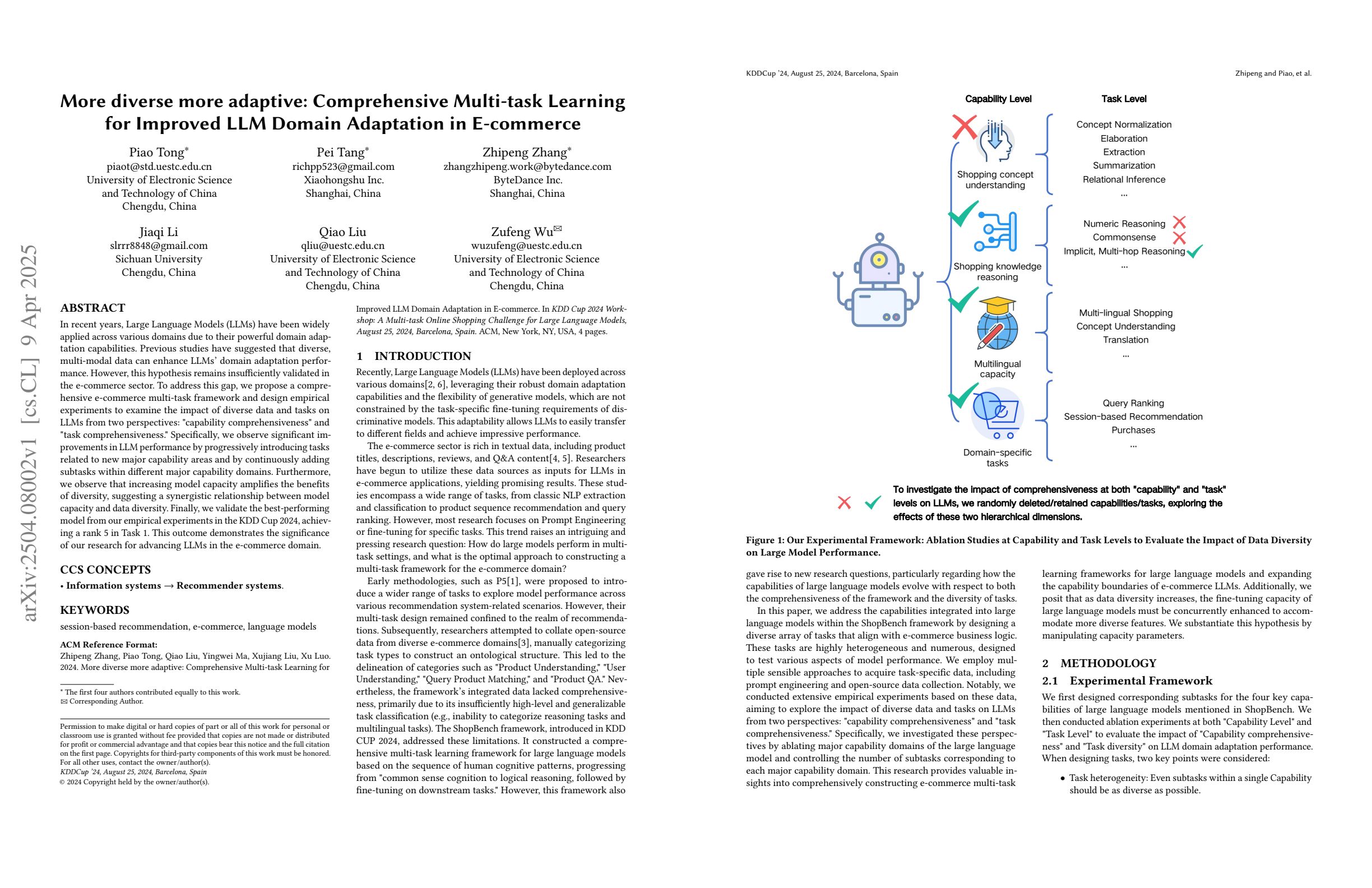 More diverse more adaptive: Comprehensive Multi-task Learning for ...