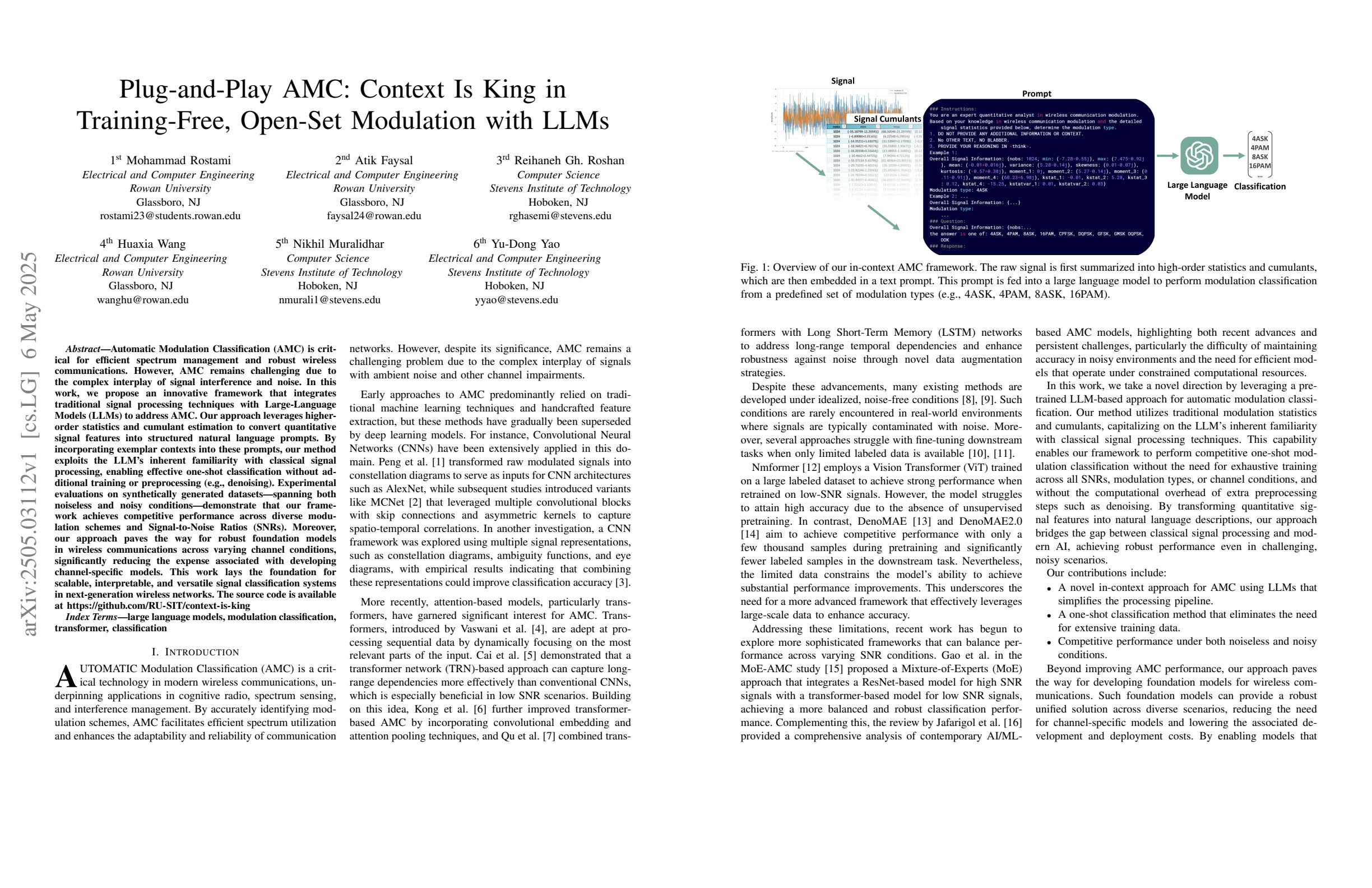 Plug-and-Play AMC: Context Is King in Training-Free, Open-Set ...