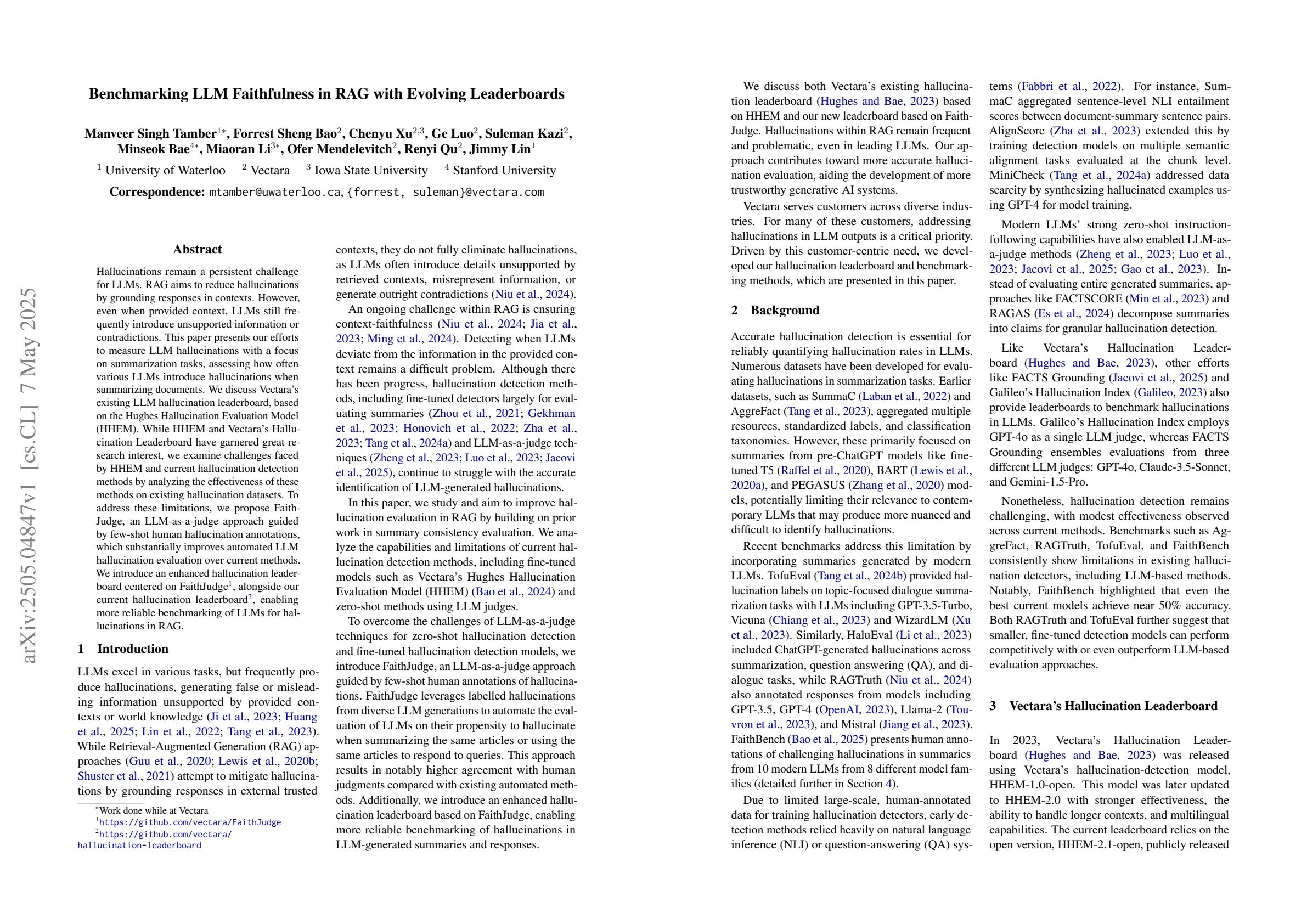 Benchmarking LLM Faithfulness in RAG with Evolving Leaderboards