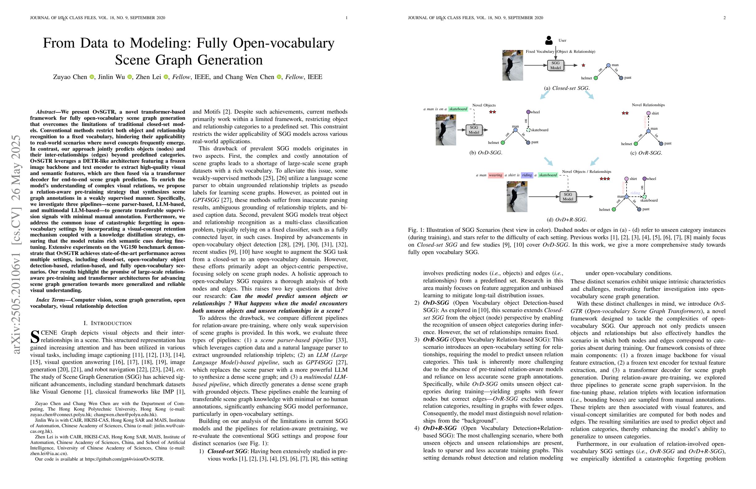 From Data to Modeling: Fully Open-vocabulary Scene Graph Generation