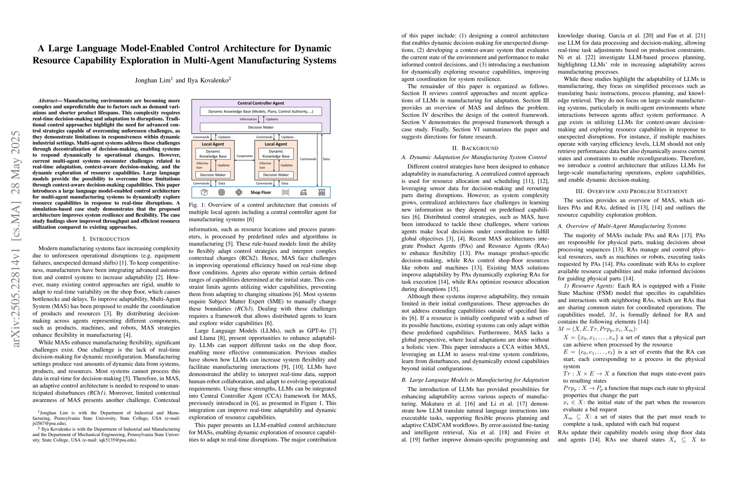 A Large Language Model-Enabled Control Architecture for Dynamic ...