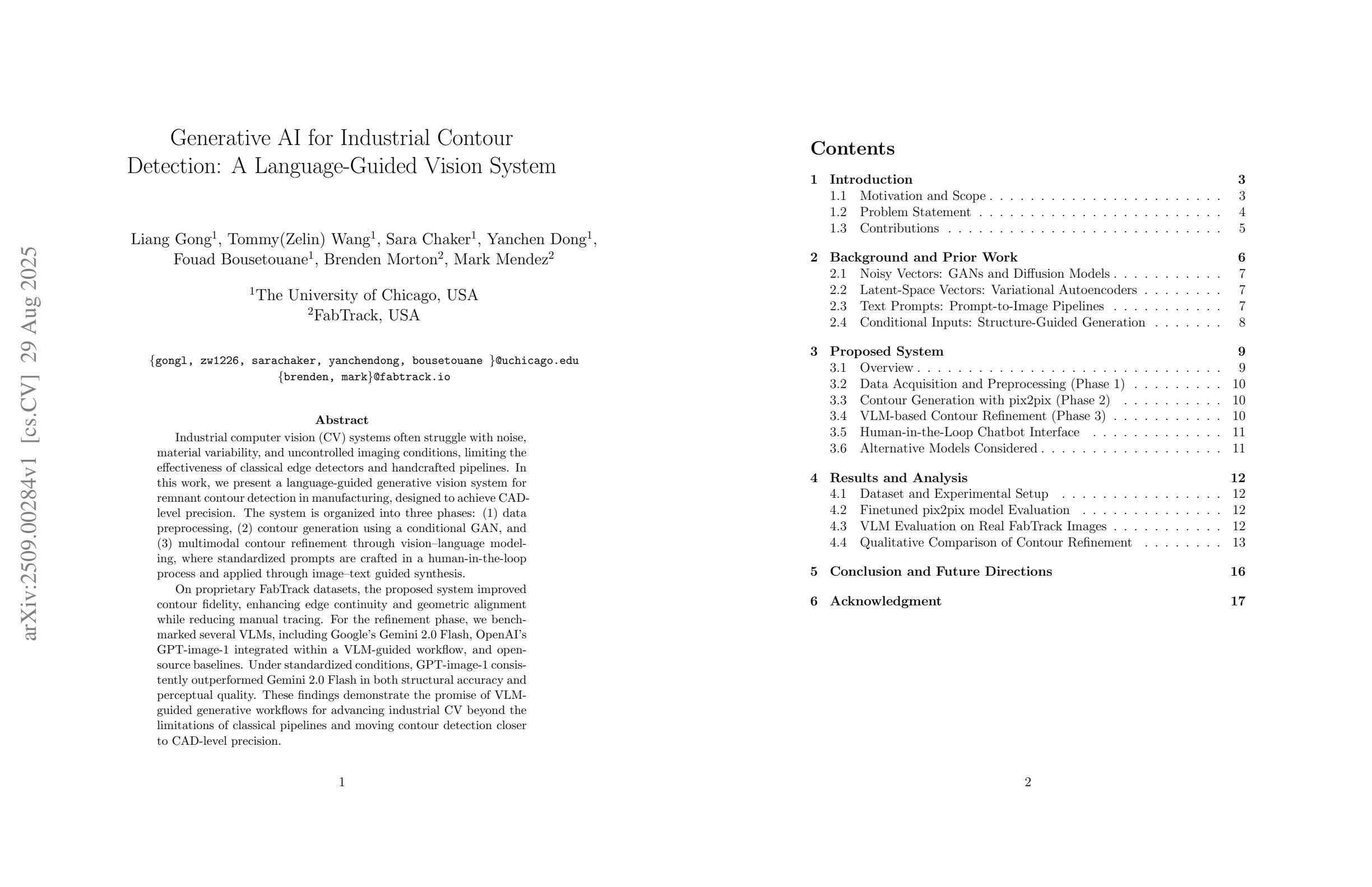 Generative AI for Industrial Contour Detection: A Language-Guided ...