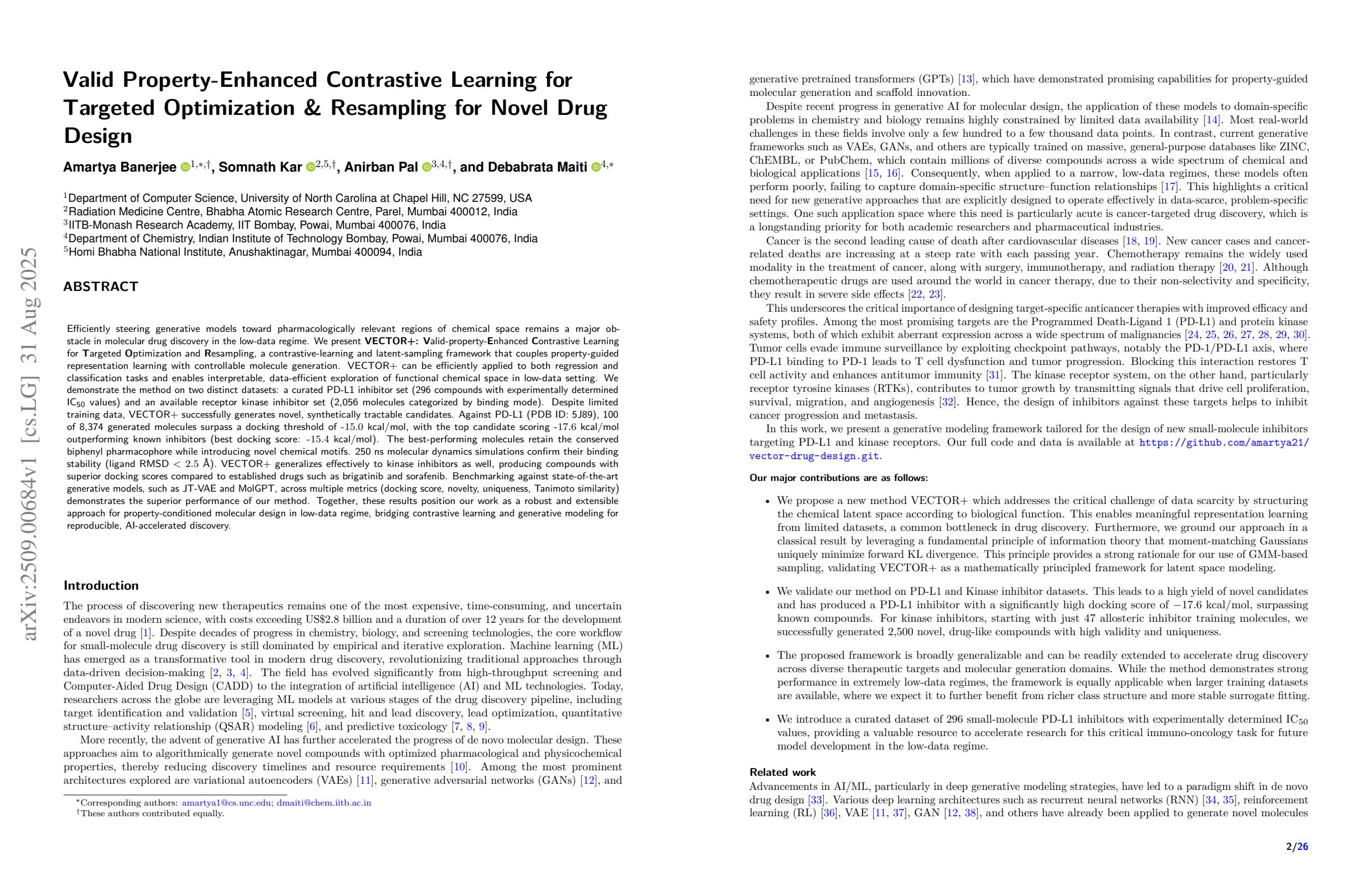 Valid Property-Enhanced Contrastive Learning for Targeted Optimization & Resampling for Novel ...