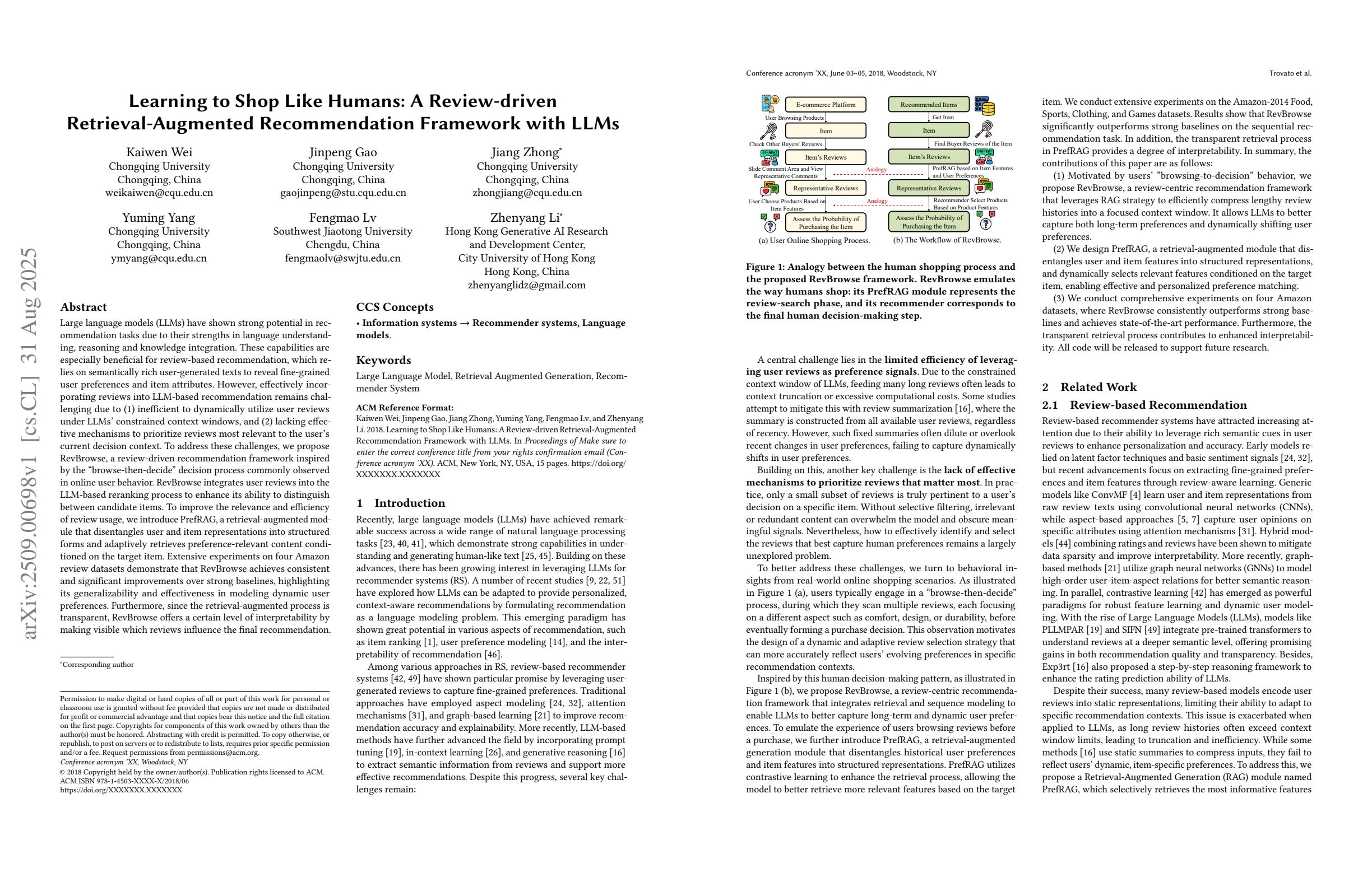 Learning to Shop Like Humans: A Review-driven Retrieval-Augmented ...