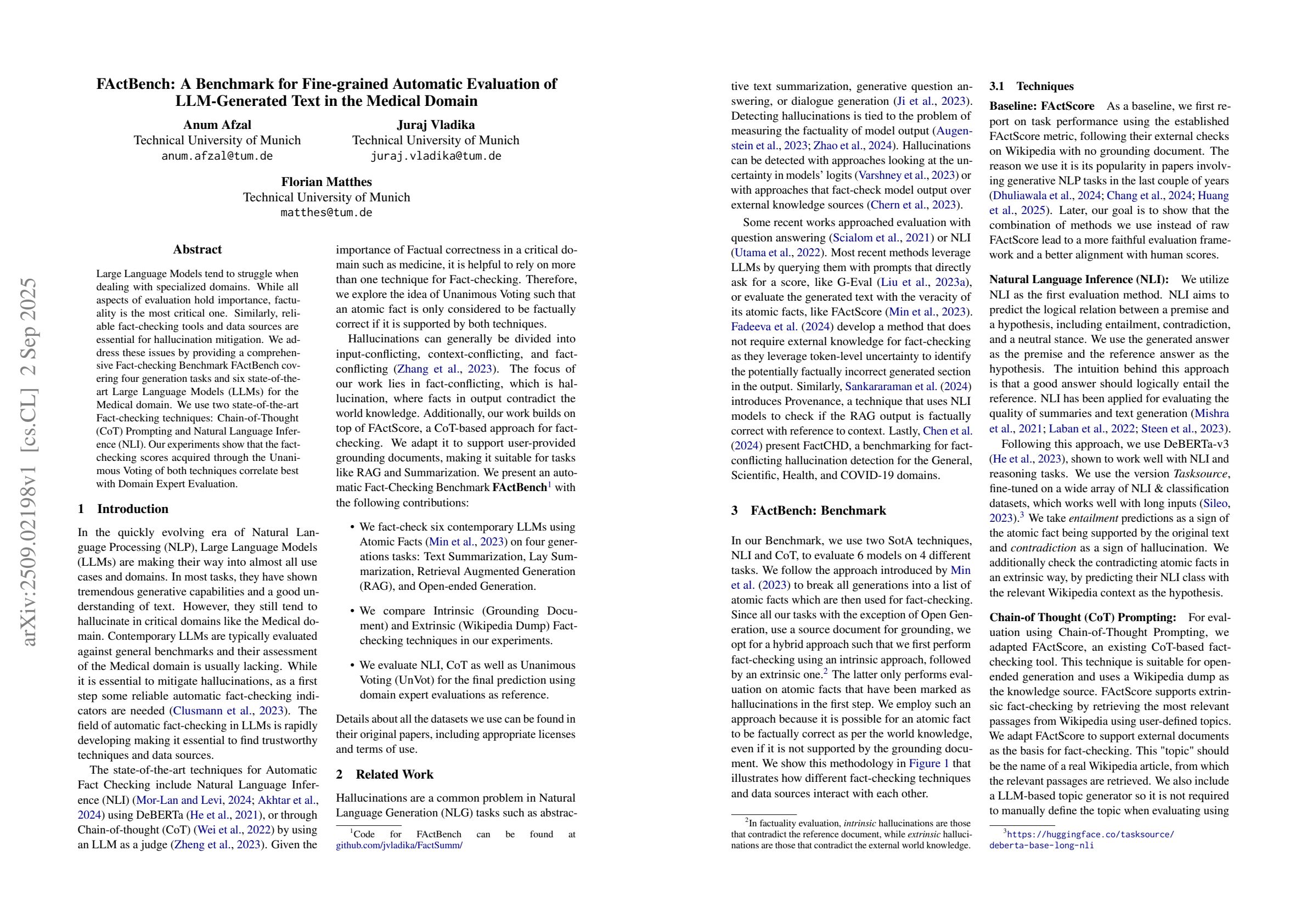 FActBench: A Benchmark for Fine-grained Automatic Evaluation of LLM-Generated Text in the ...