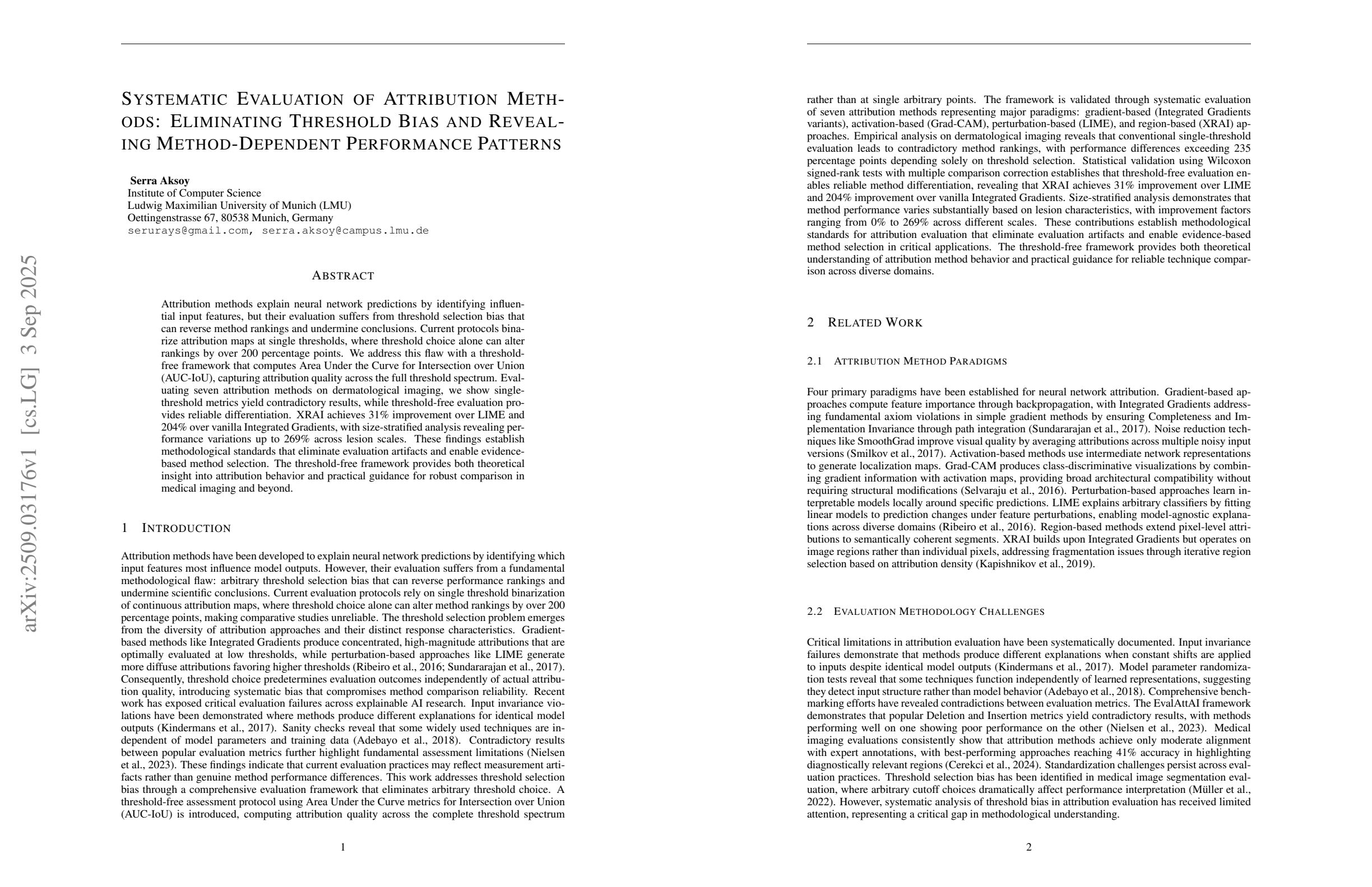 Systematic Evaluation of Attribution Methods: Eliminating Threshold Bias and Revealing Method ...