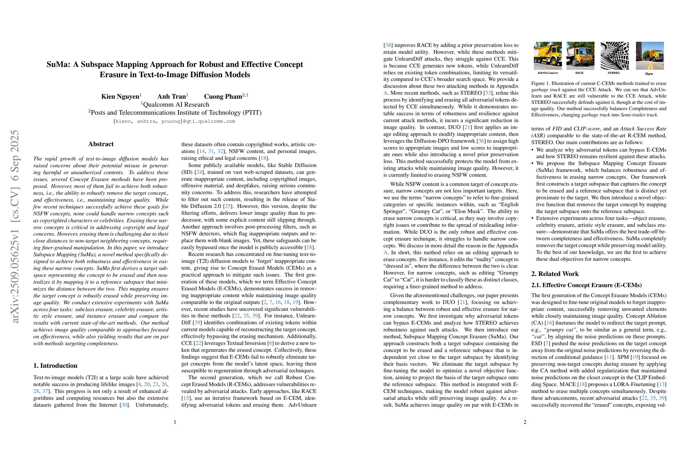 SuMa: A Subspace Mapping Approach for Robust and Effective Concept ...