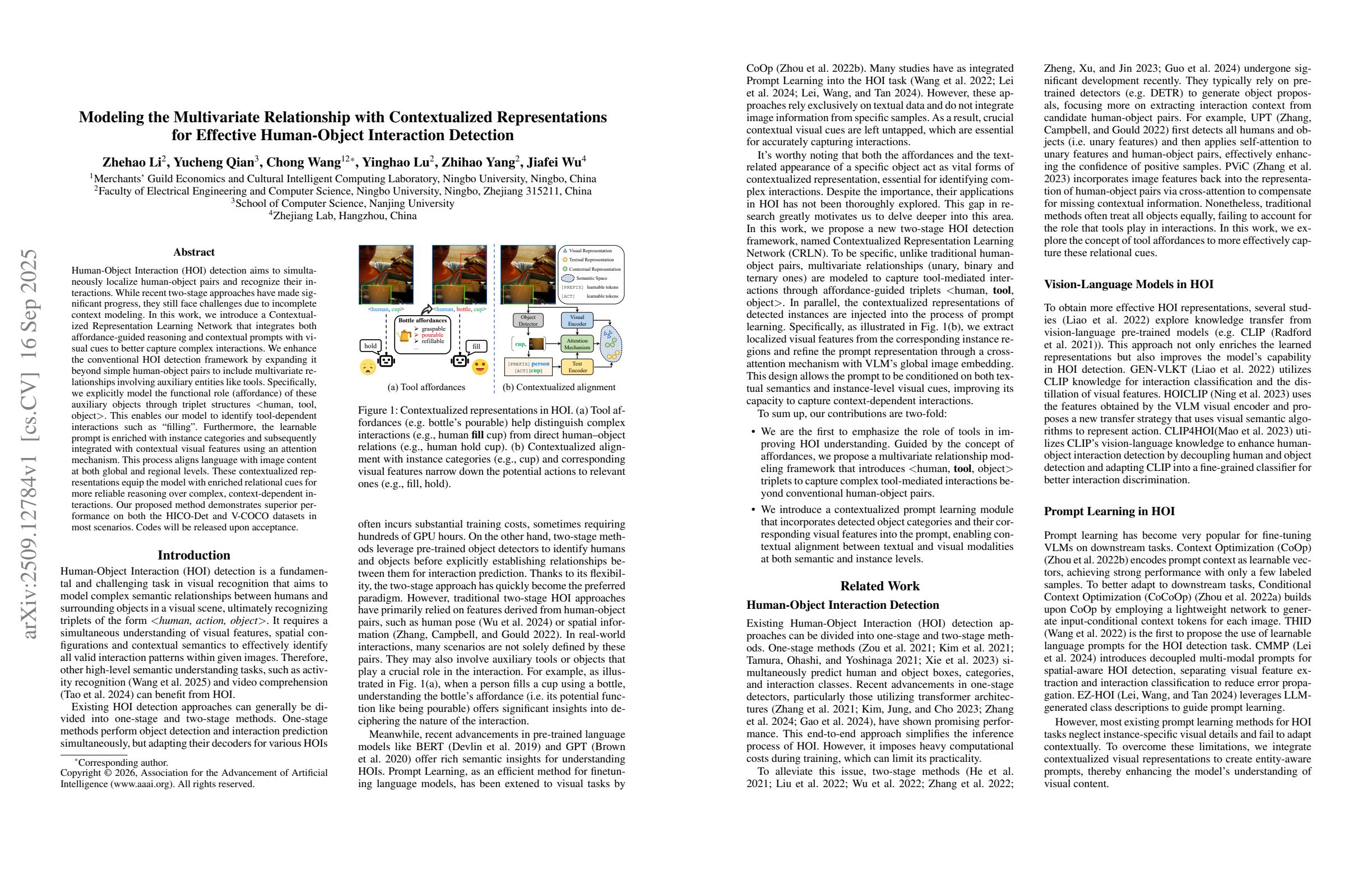 Modeling the Multivariate Relationship with Contextualized Representations for Effective Human ...