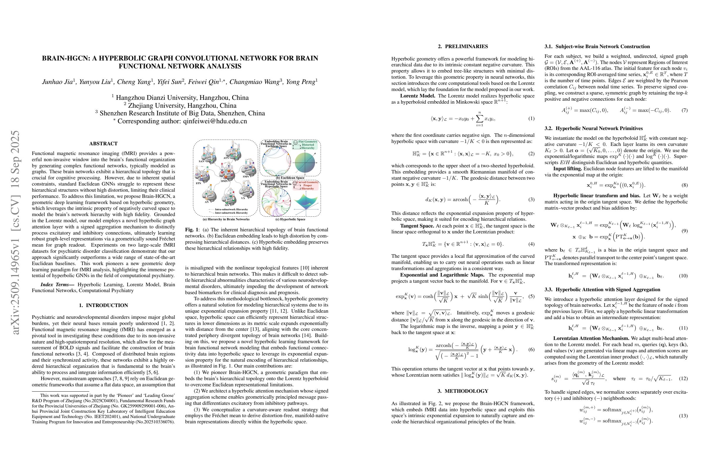 Brain-HGCN: A Hyperbolic Graph Convolutional Network for Brain Functional Network Analysis