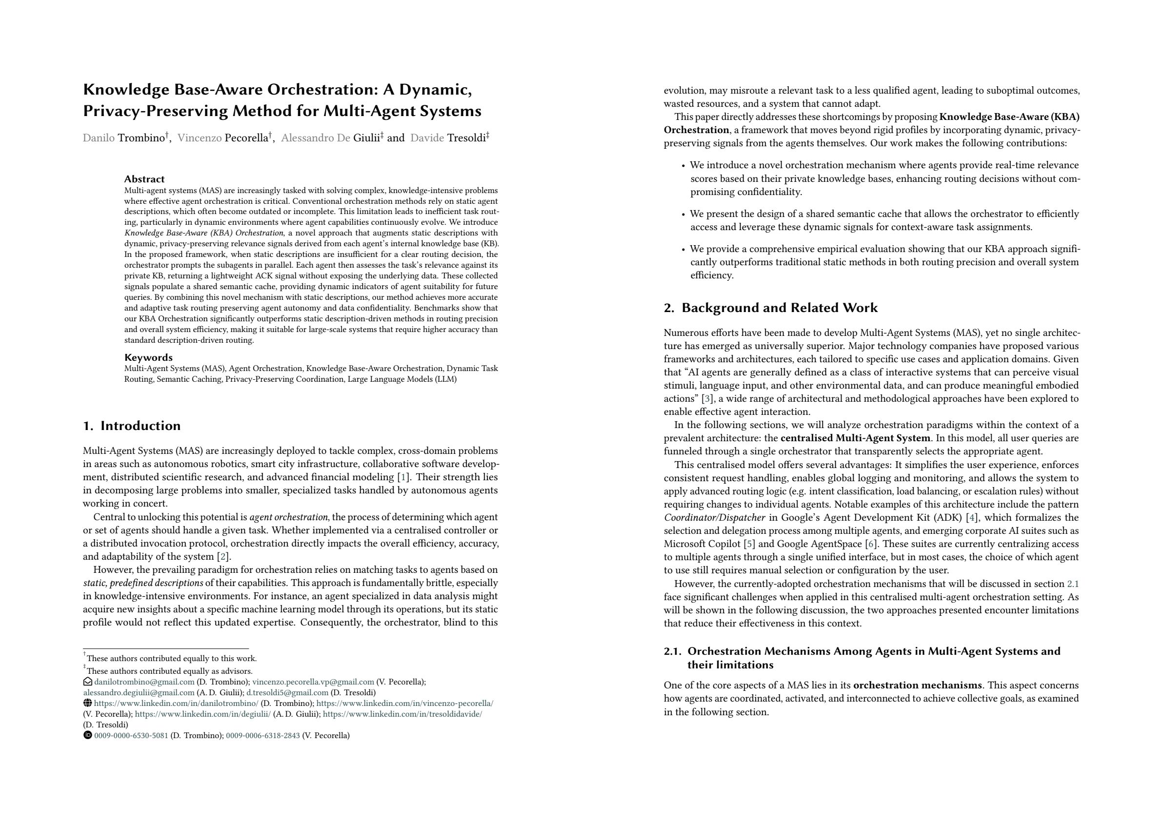 Knowledge Base-Aware Orchestration: A Dynamic, Privacy-Preserving ...