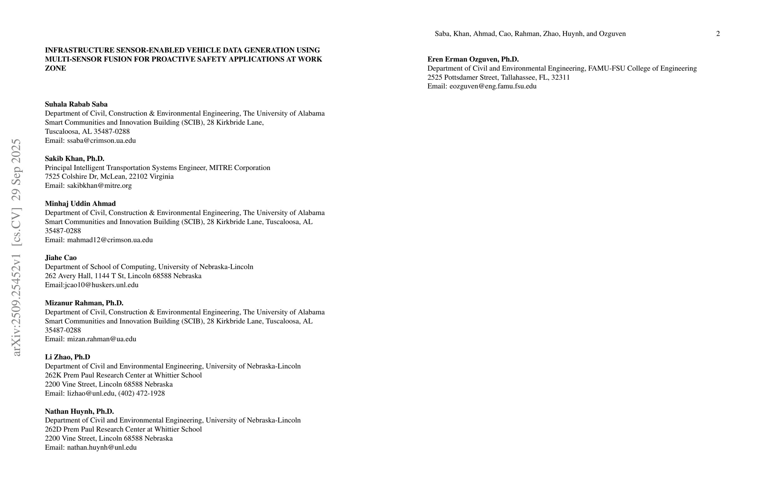 Infrastructure Sensor-enabled Vehicle Data Generation using Multi-Sensor Fusion for Proactive ...