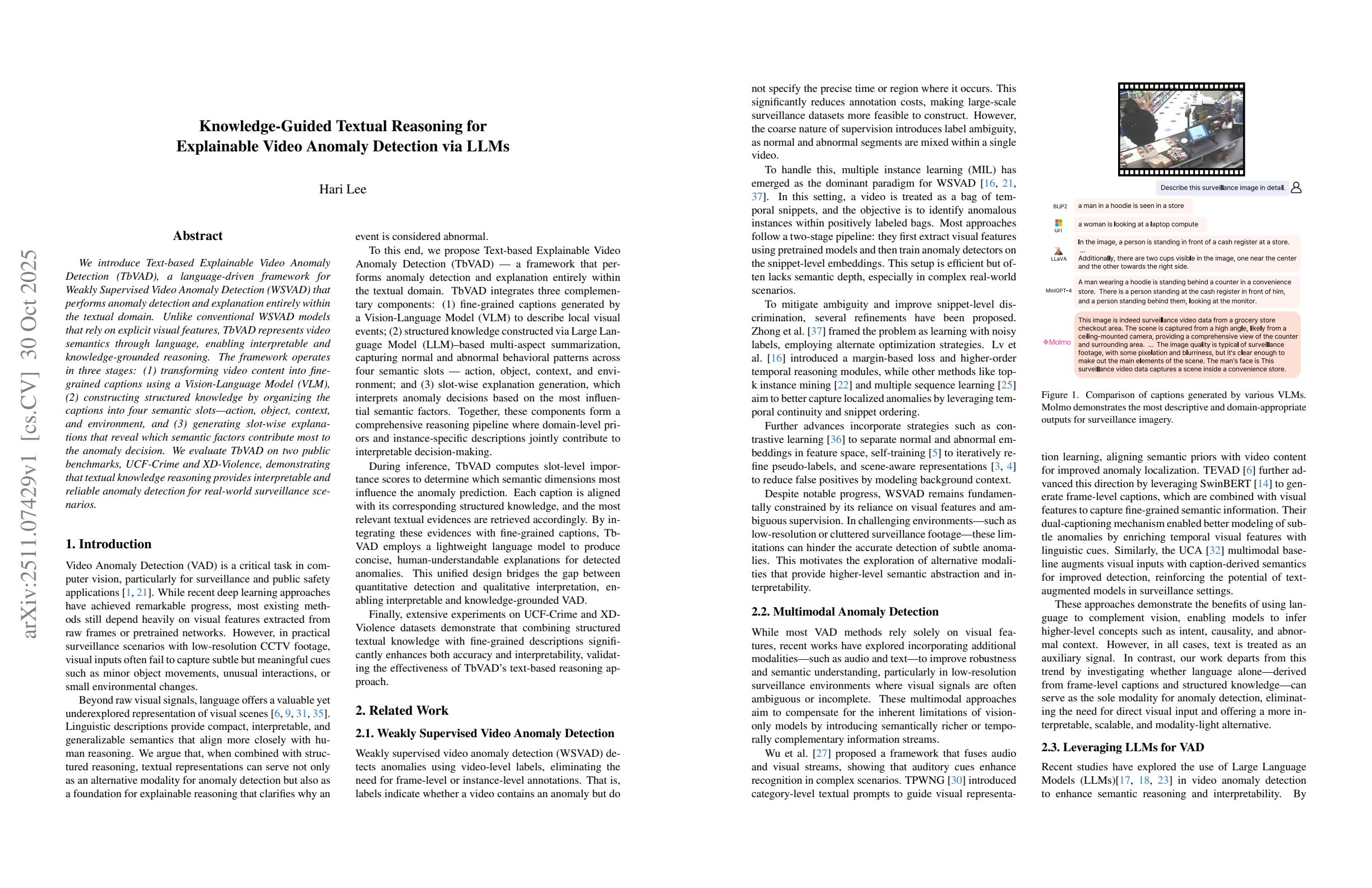 Knowledge-Guided Textual Reasoning for Explainable Video Anomaly ...