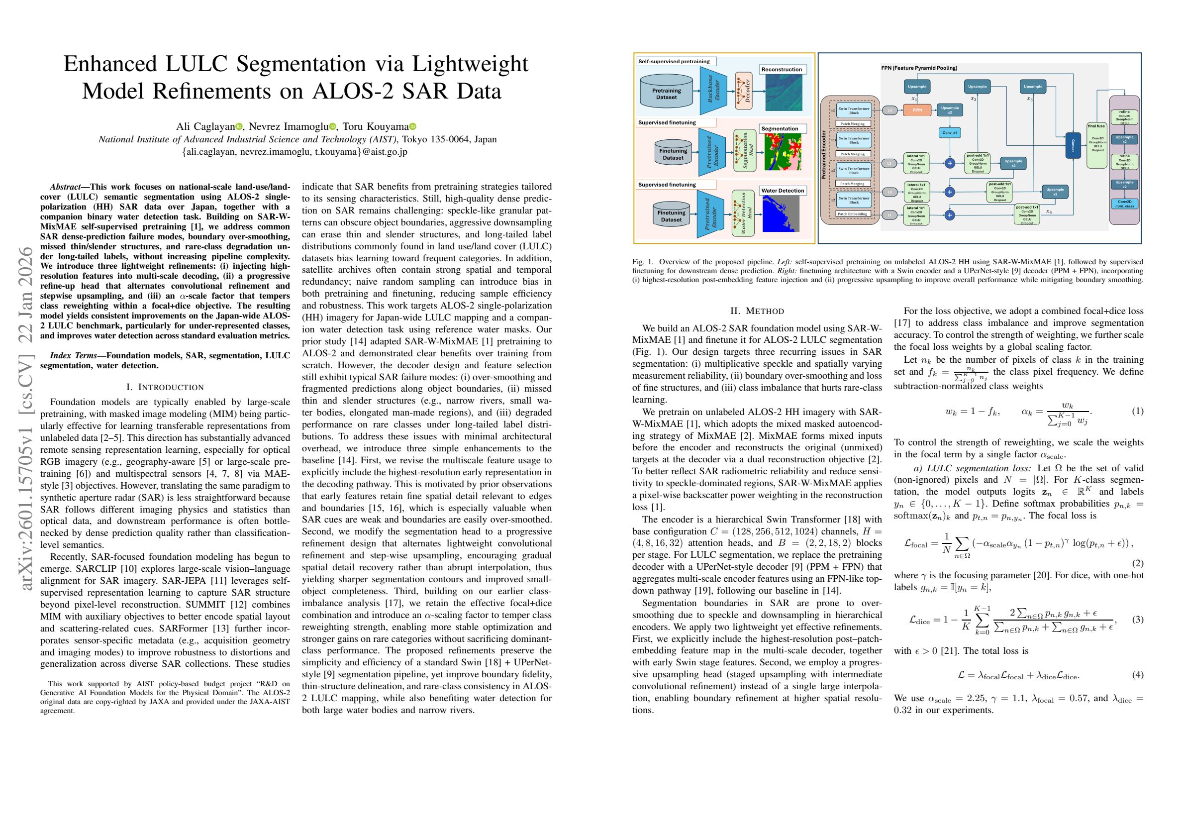 Enhanced LULC Segmentation via Lightweight Model Refinements on ALOS-2 ...