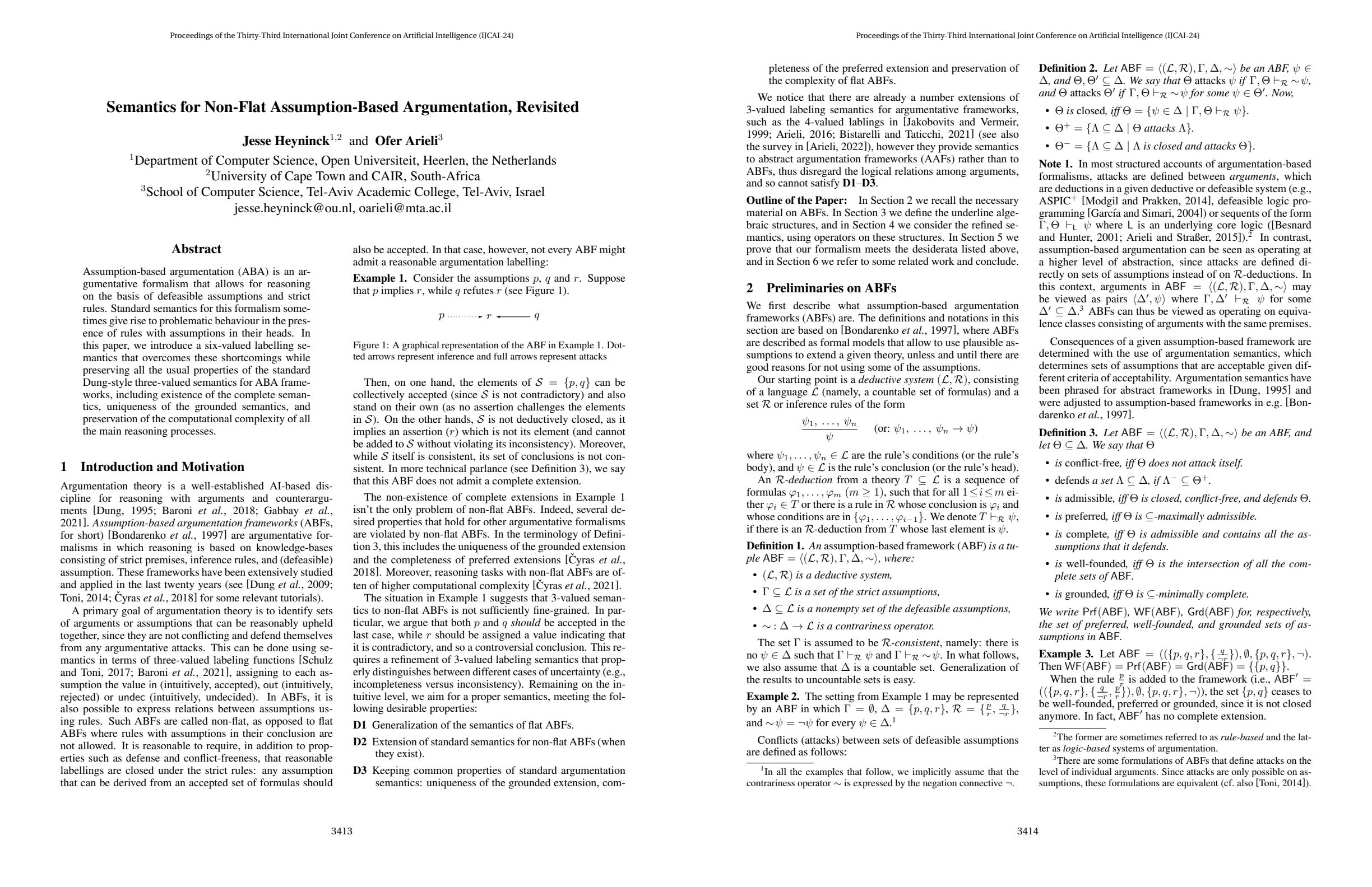 Semantics for Non-Flat Assumption-Based Argumentation, Revisited