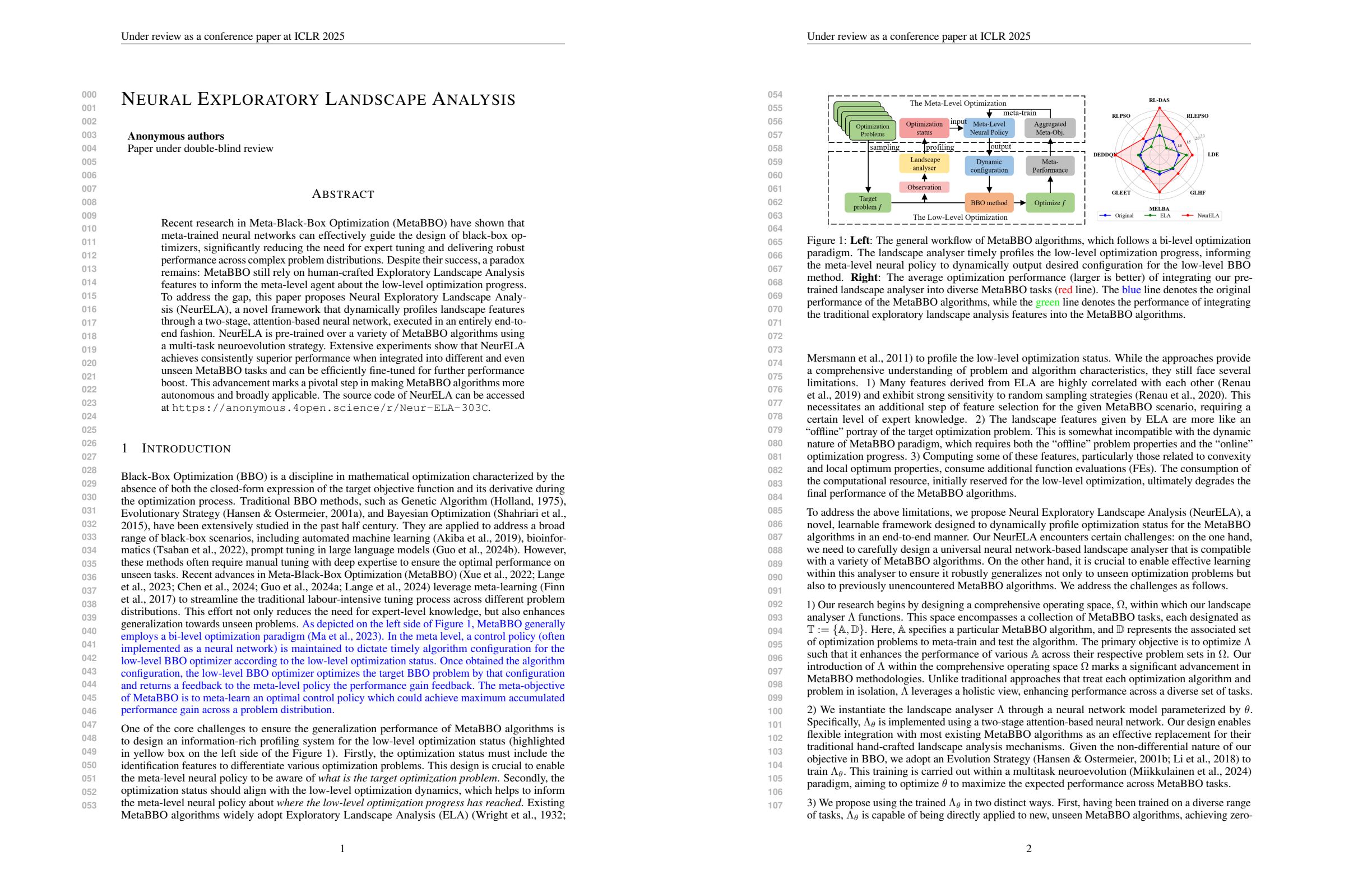 Neural Exploratory Landscape Analysis for Meta-Black-Box-Optimization