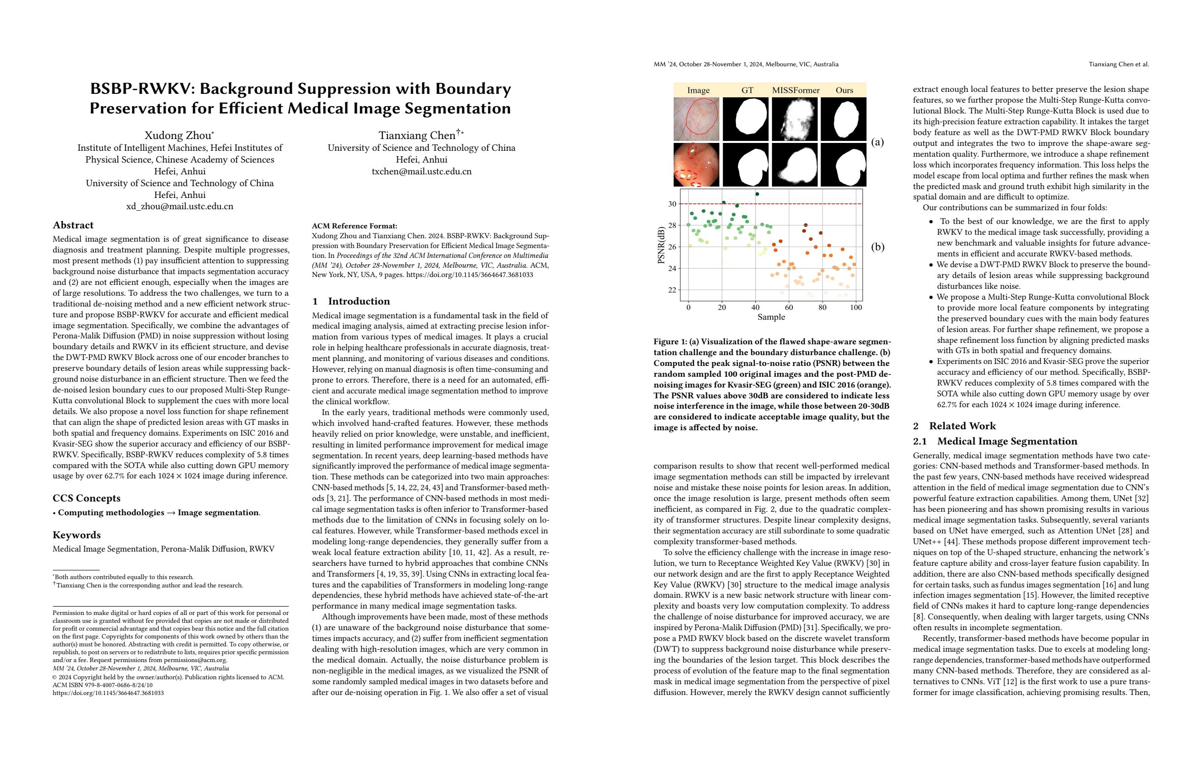 BSBP-RWKV: Background Suppression with Boundary Preservation for Efficient Medical Image ...