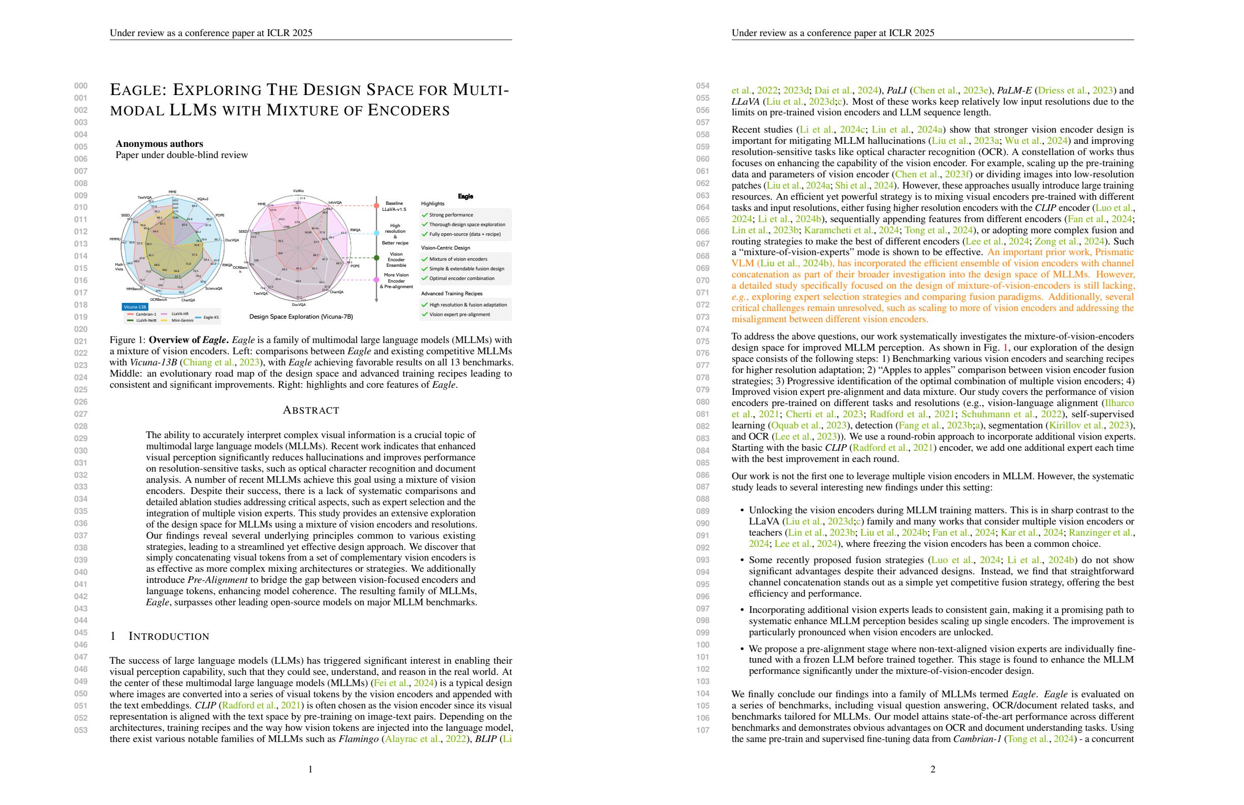Eagle: Exploring The Design Space for Multimodal LLMs with Mixture of ...