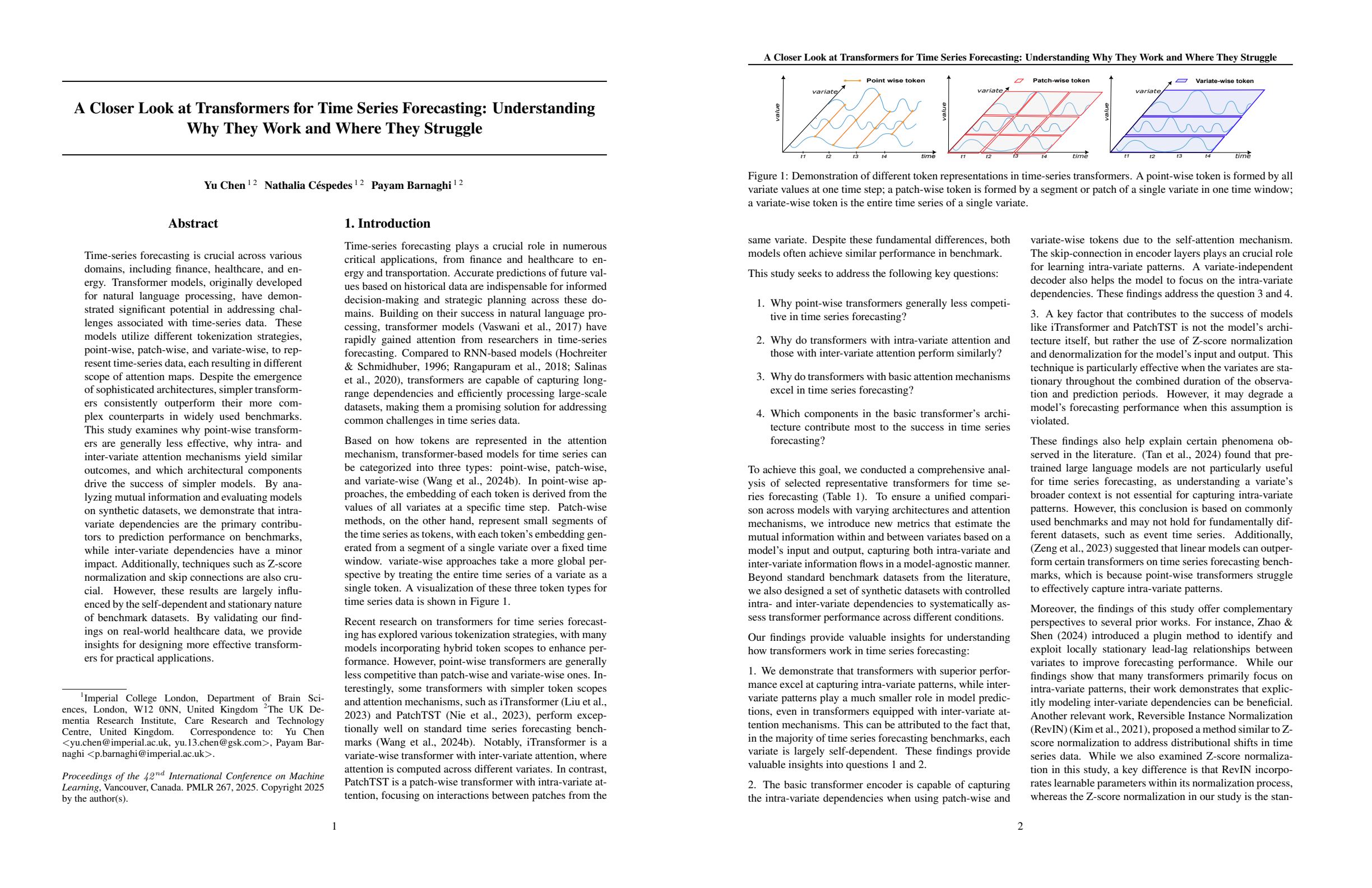 A Closer Look at Transformers for Time Series Forecasting ...