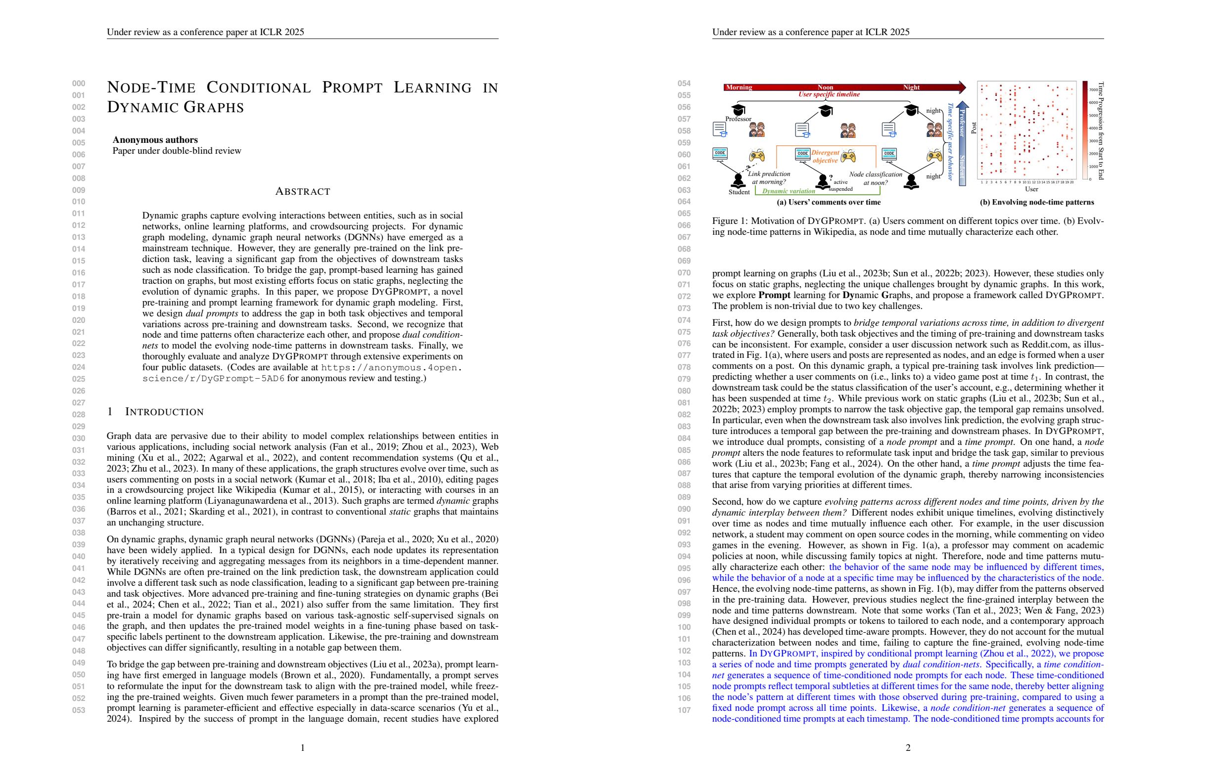 Node-Time Conditional Prompt Learning in Dynamic Graphs