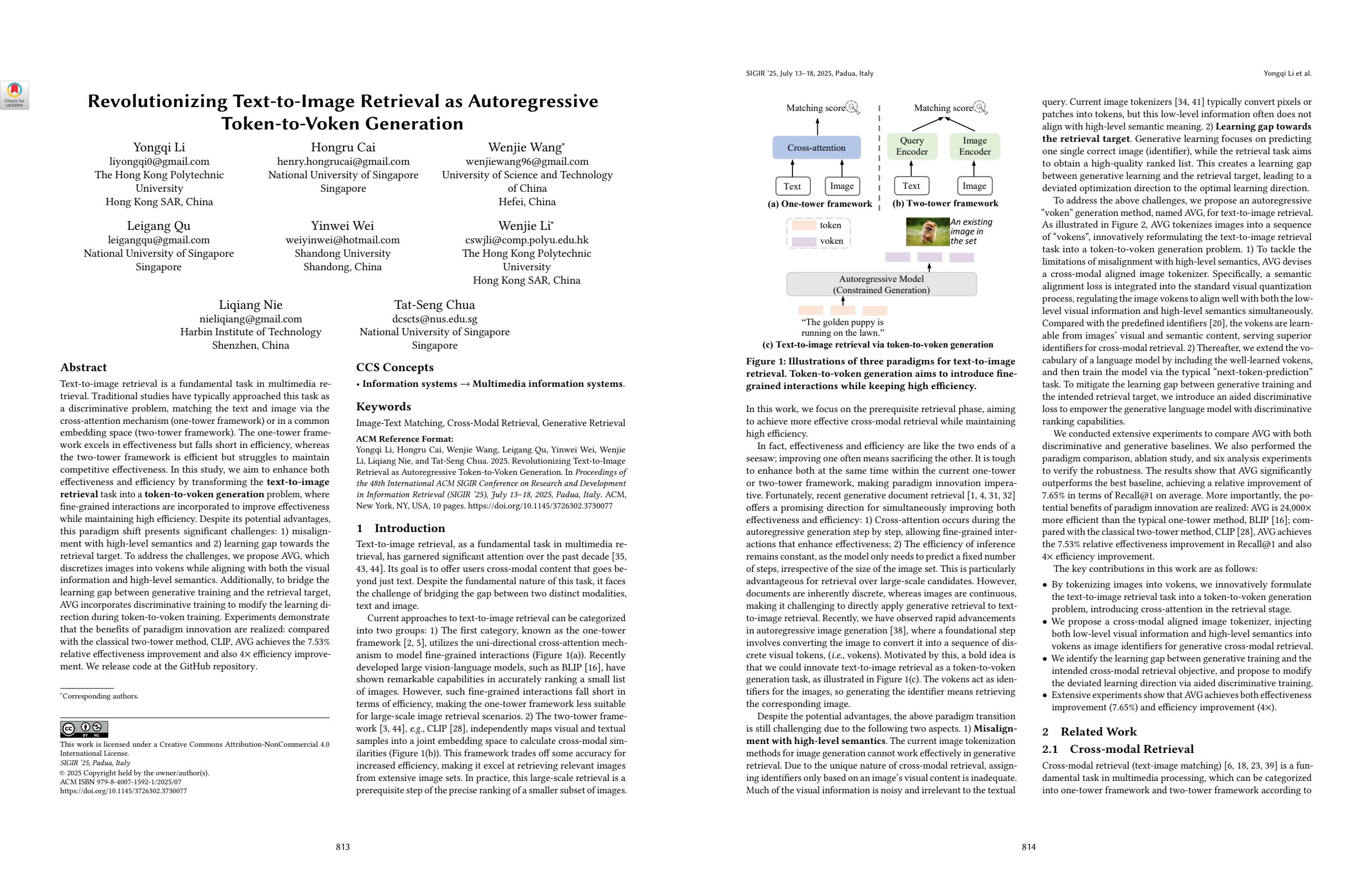 Revolutionizing Text-to-Image Retrieval as Autoregressive Token-to ...